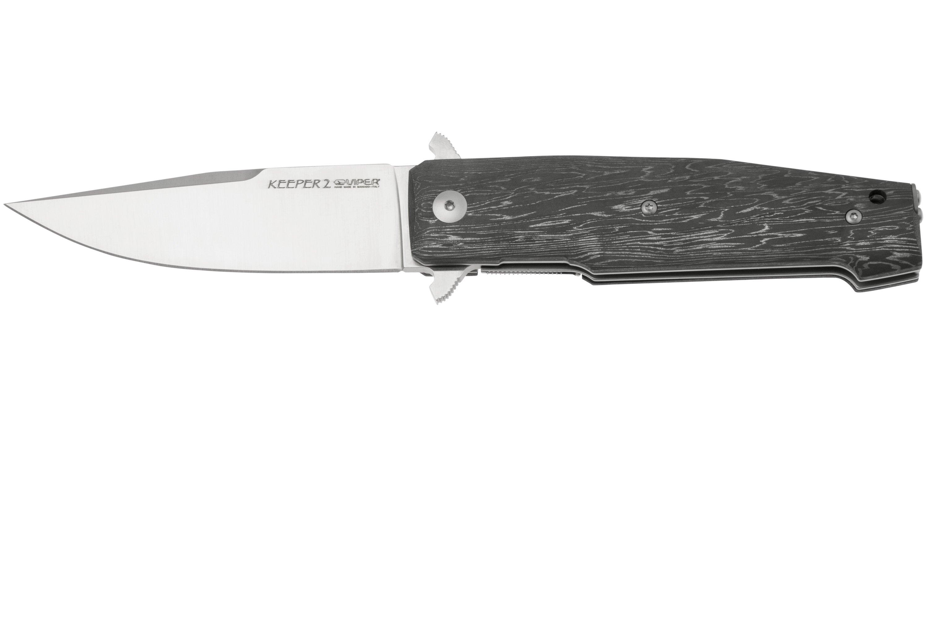 Viper Keeper 2 V6000FCL Satin Elmax, Stainless Steel Carbon Fiber ...