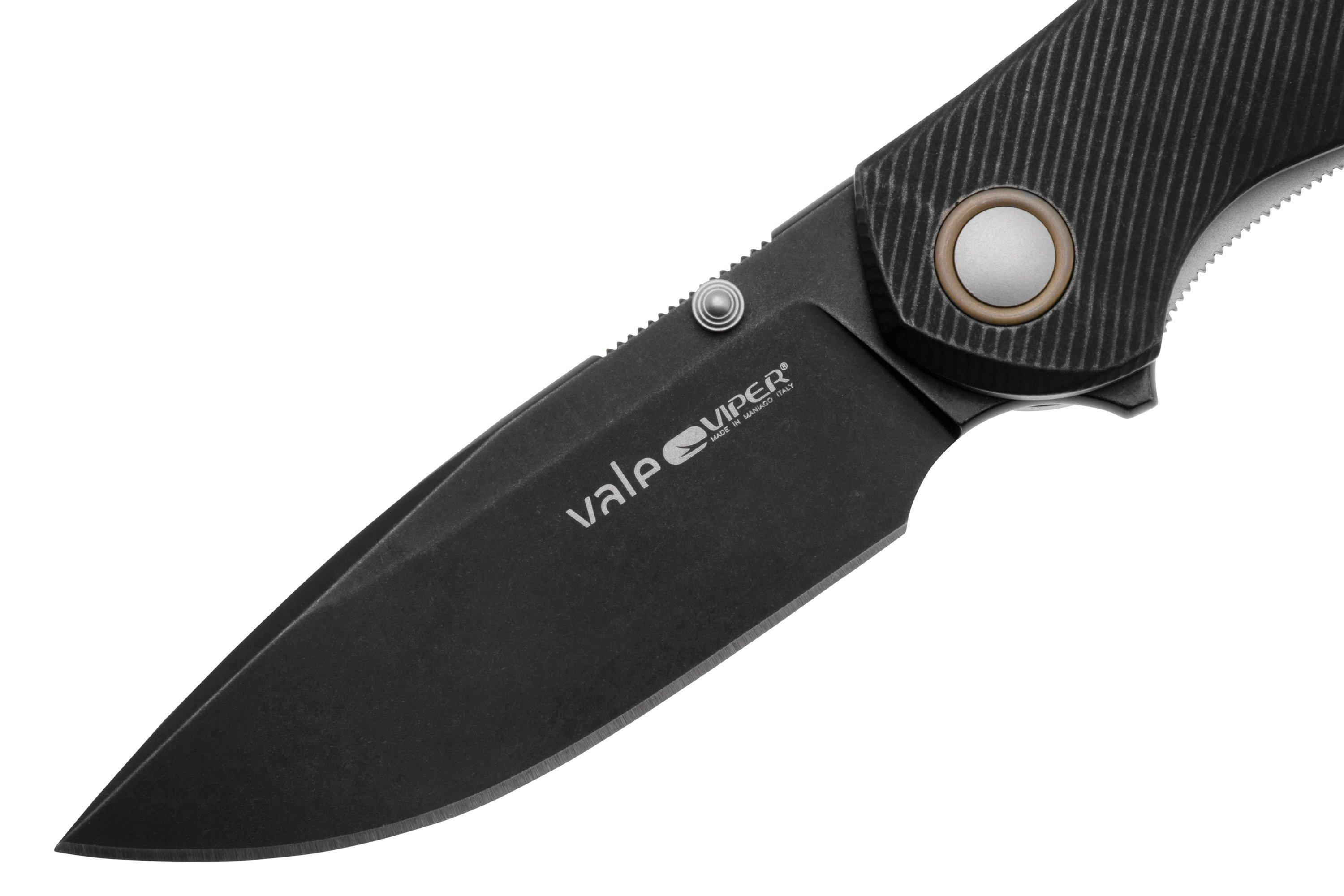 Viper Vale V6007DTBR Dark Stonewashed Titanium, Bronze Details, navalha ...