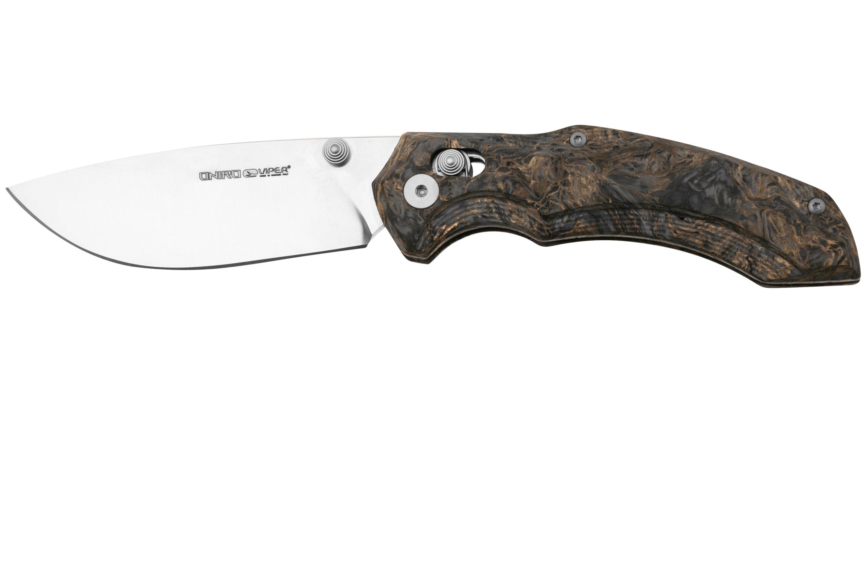 Viper Oniro V6014FCG Dark Matter Gold Carbon Fiber pocket knife, Denis ...