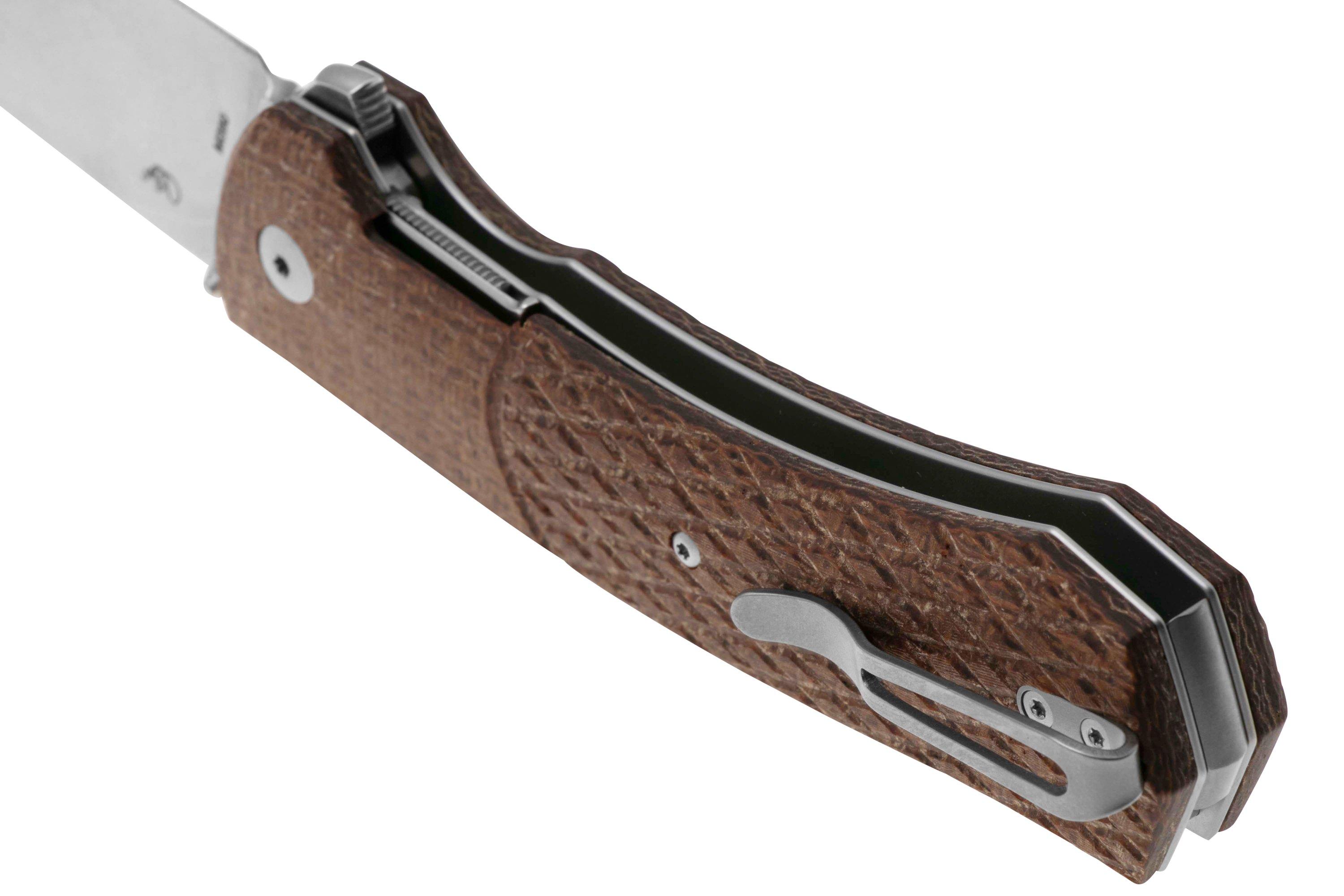 Viper Safe V6016IM3D Böhler M390, Brown Burlap Micarta zakmes, Fabrizio ...
