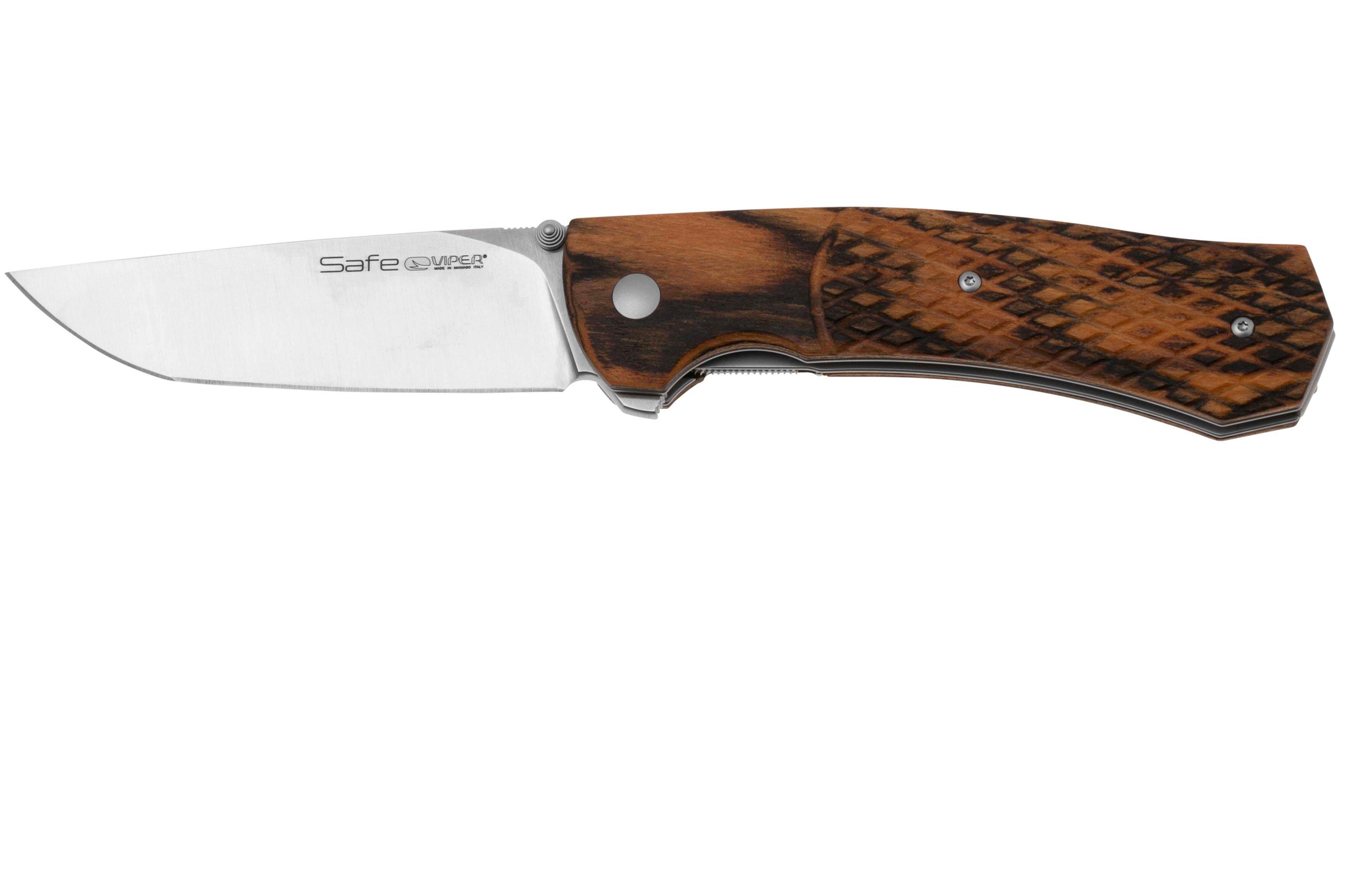 Viper Safe V6018BC3D Böhler M390, Bocote Wood zakmes, Fabrizio ...