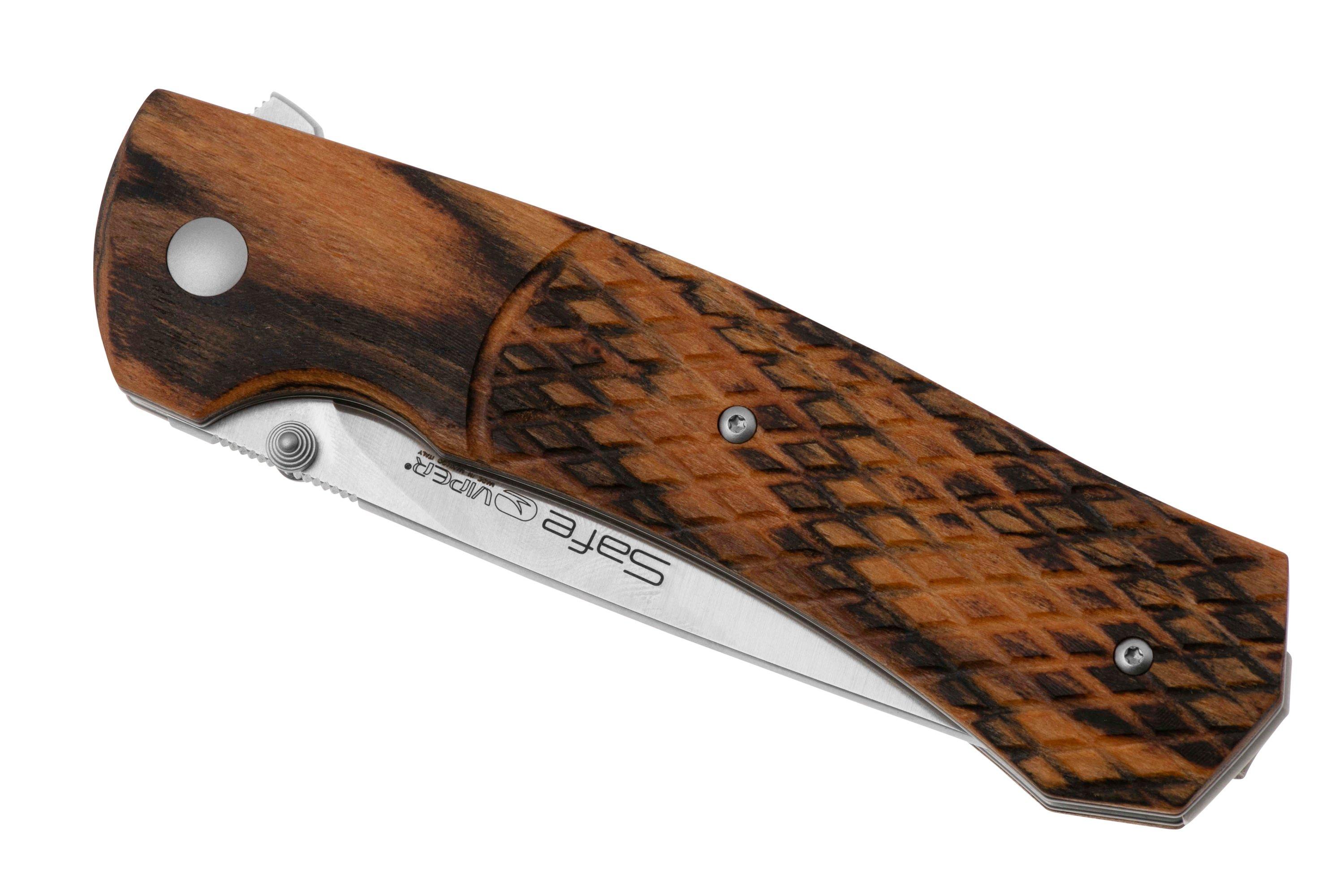 Viper Safe V6018BC3D Böhler M390, Bocote Wood pocket knife, Fabrizio ...