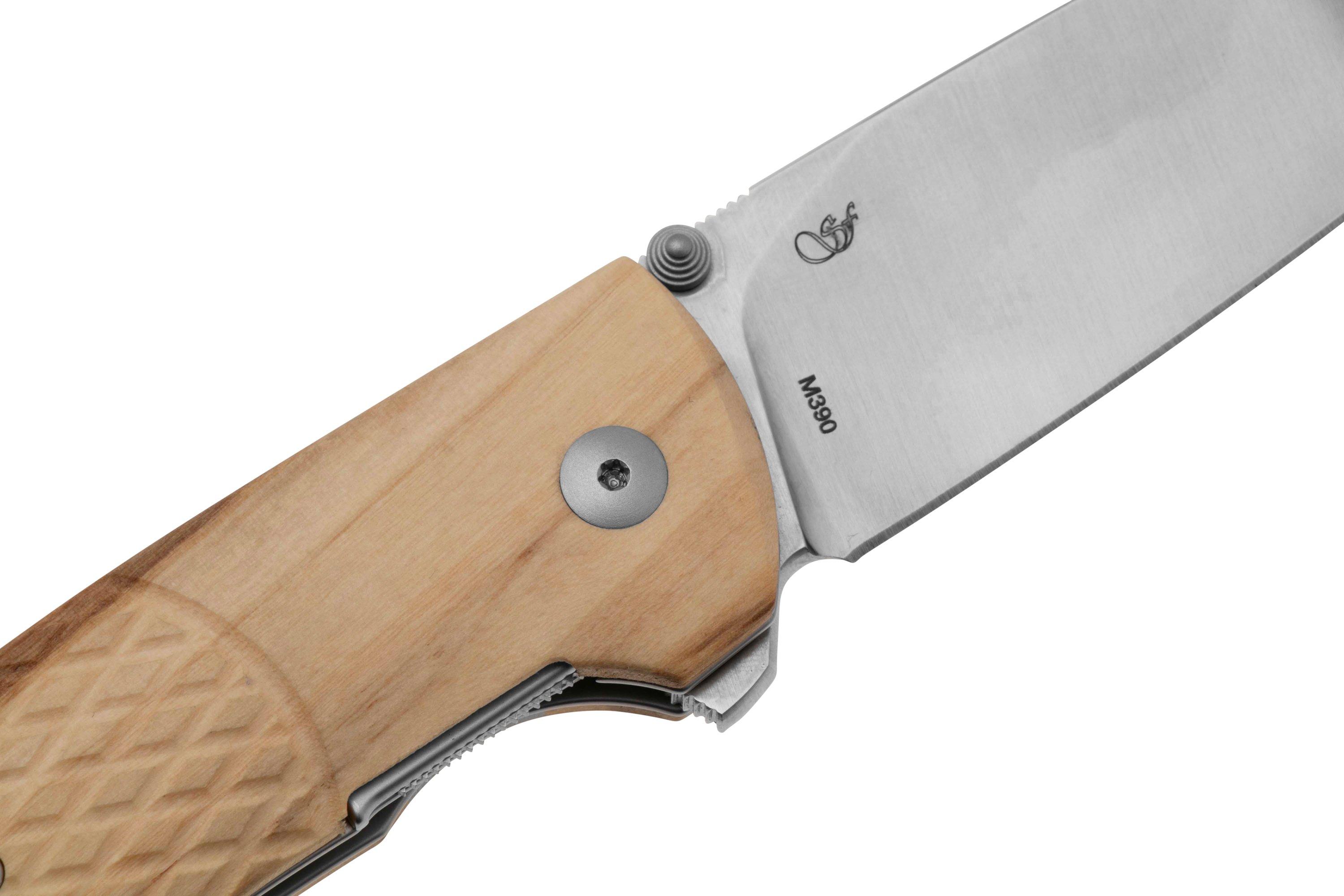 Viper Safe V6018UL3D Böhler M390, Olive Wood navalha, Fabrizio ...