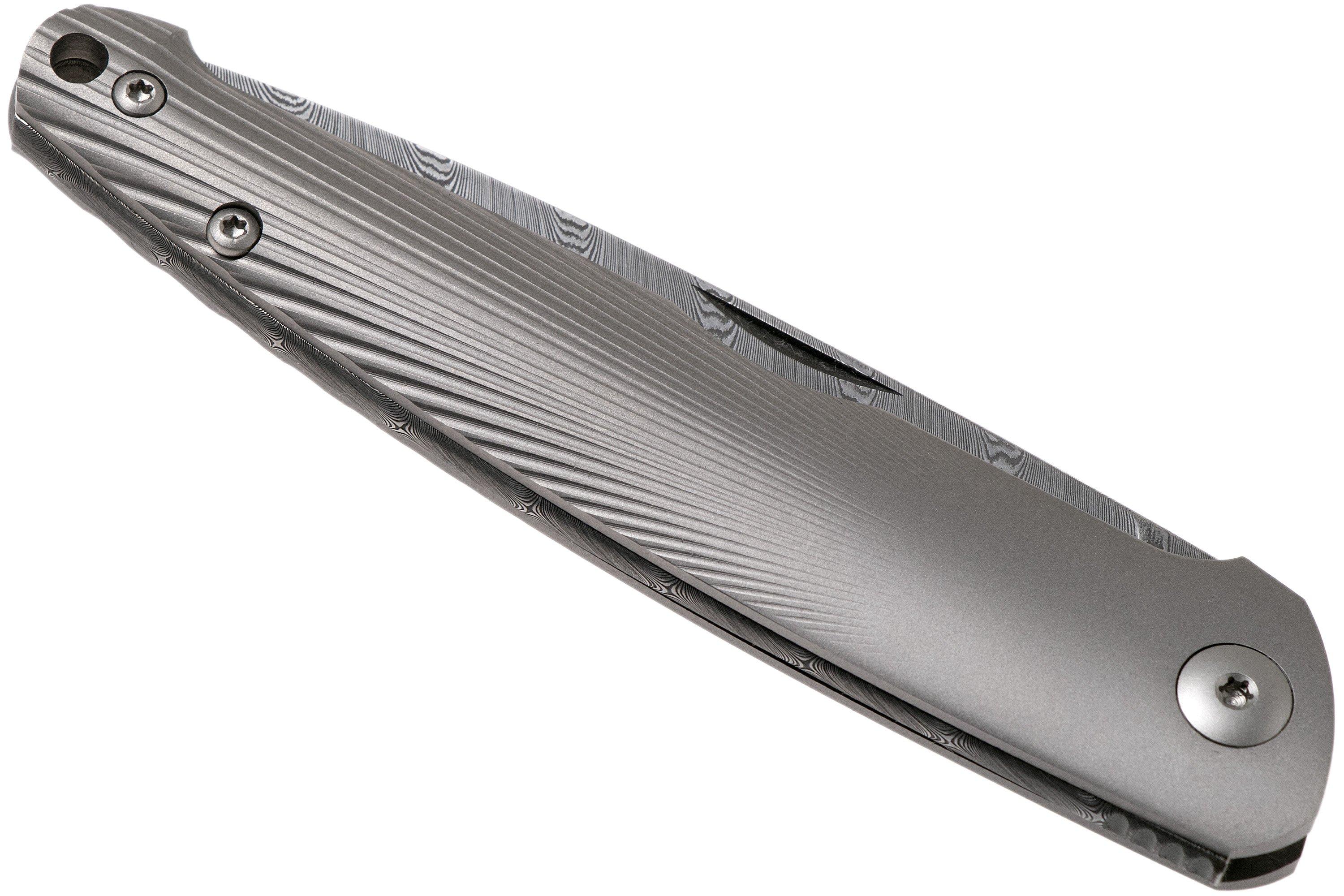 Viper Key VA5976D3TI Damascus Titanium navaja, Jesper Voxnaes design ...