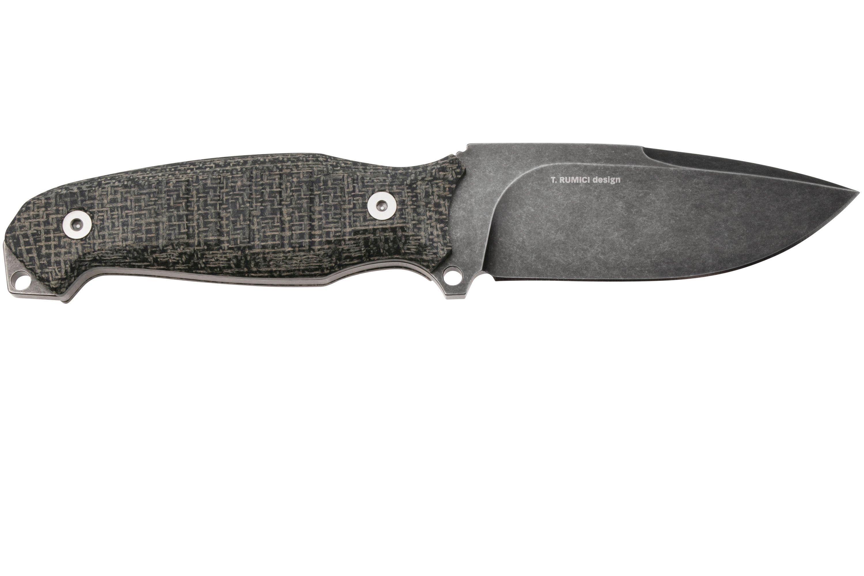 Viper David Evolution 4002ECB D2, Black Micarta, fixed knife ...