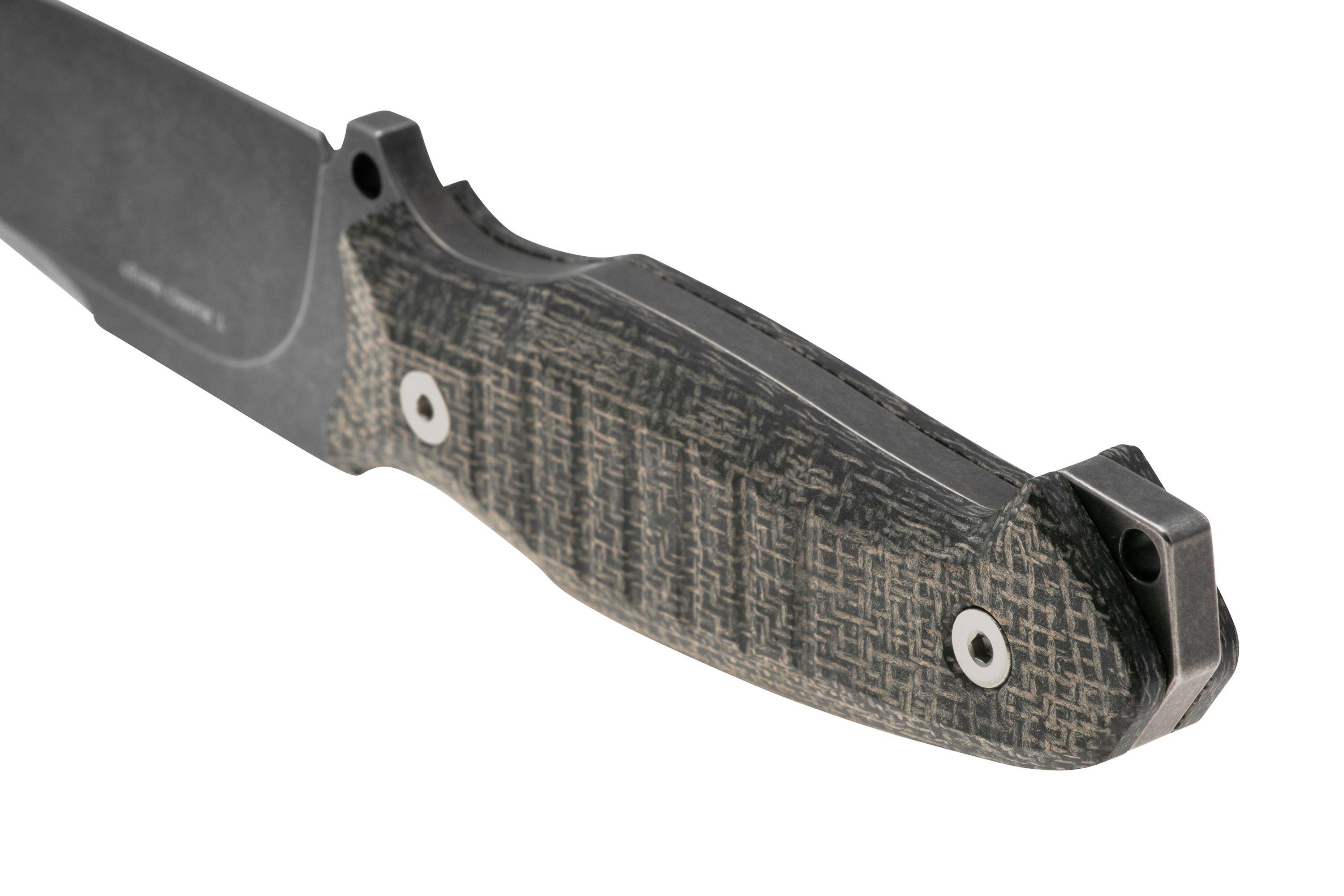 Viper David Evolution 4002ECB D2, Black Micarta, faca fixa | Compras ...