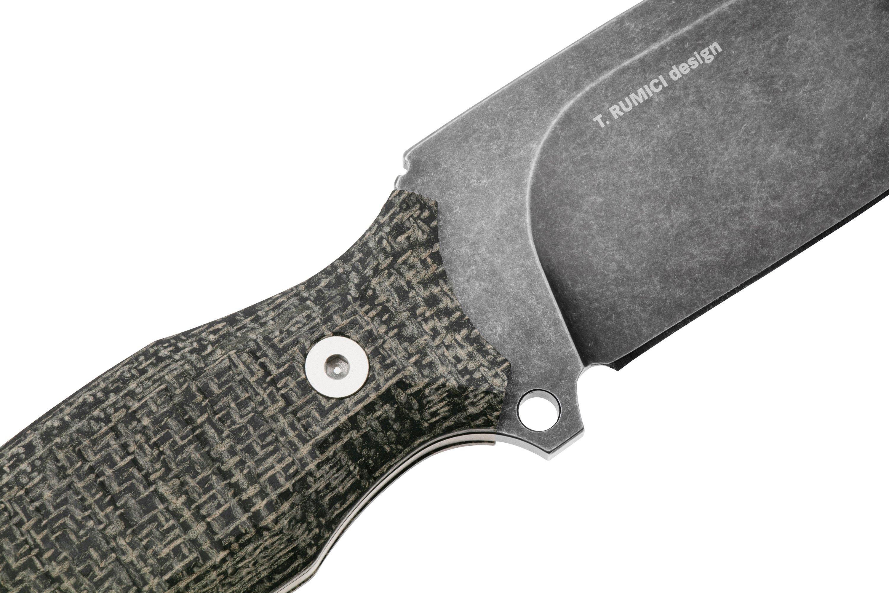 Viper David Evolution 4002ECB D2, Black Micarta, fixed knife ...