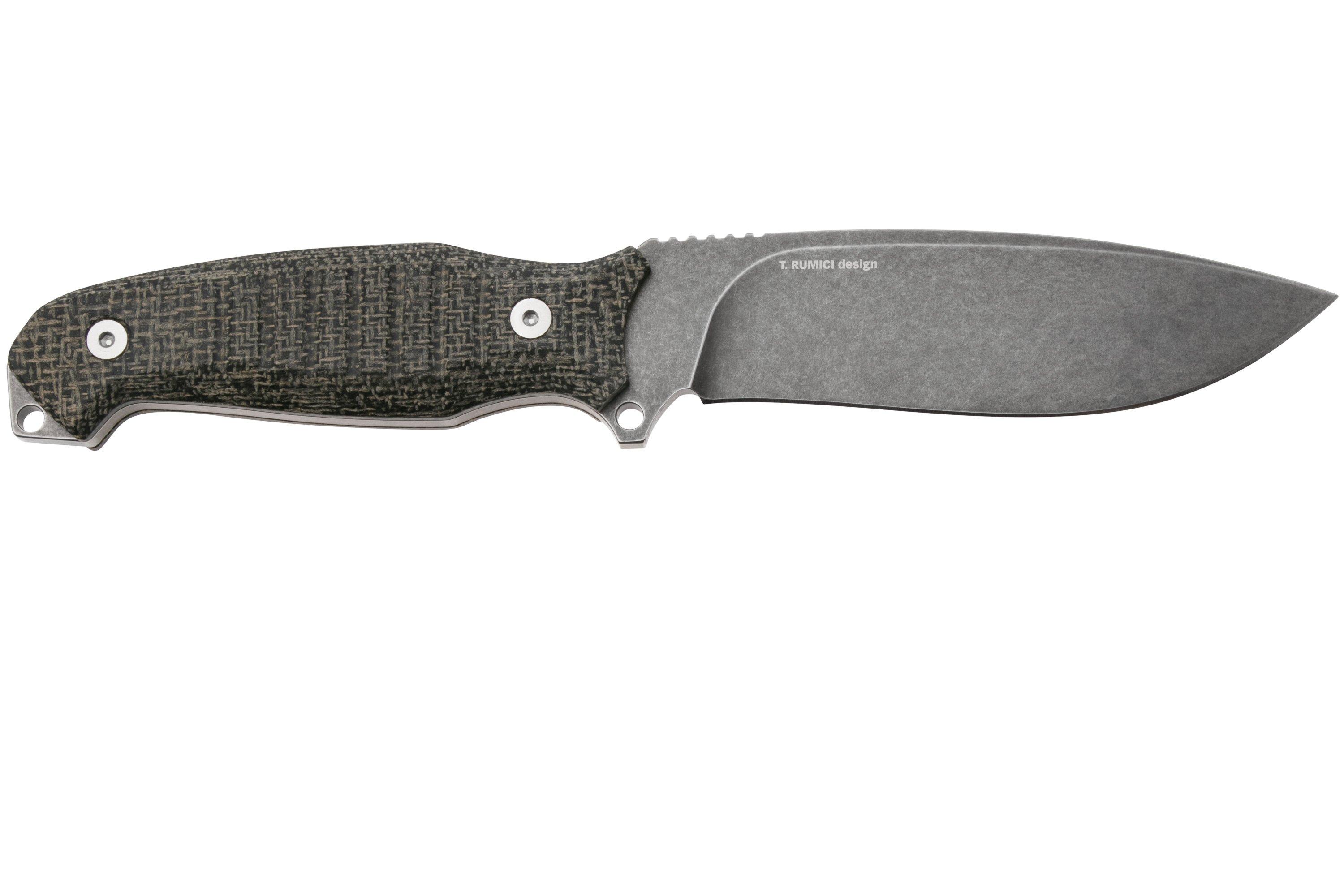 Viper Golia Evolution 4003ECB D2, Black Micarta, fixed knife ...