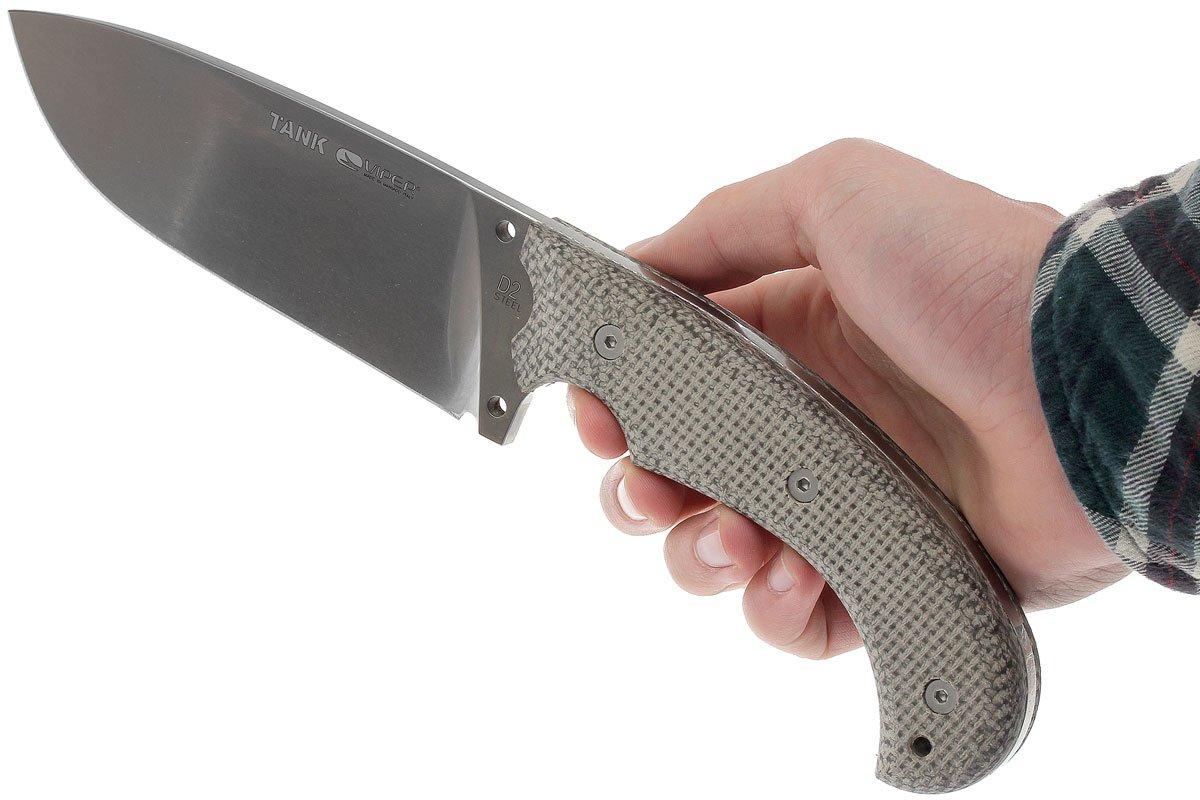 Viper Tank V4004SW D2 stonewashed, micarta | Advantageously shopping at ...