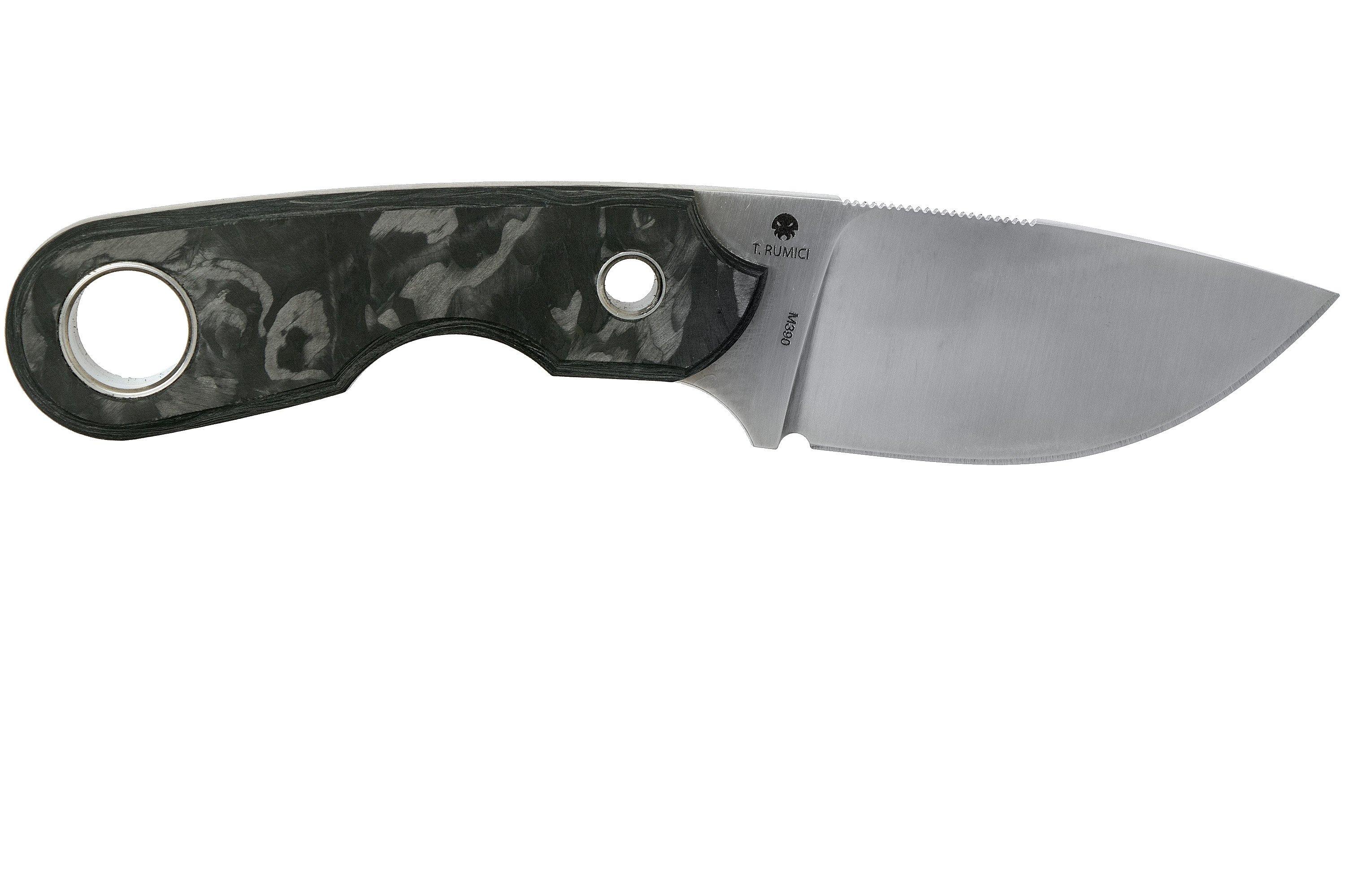 Viper Berus 1 VT4012FCM M390 Satin, Marbled Carbon Fibre fixed knife ...