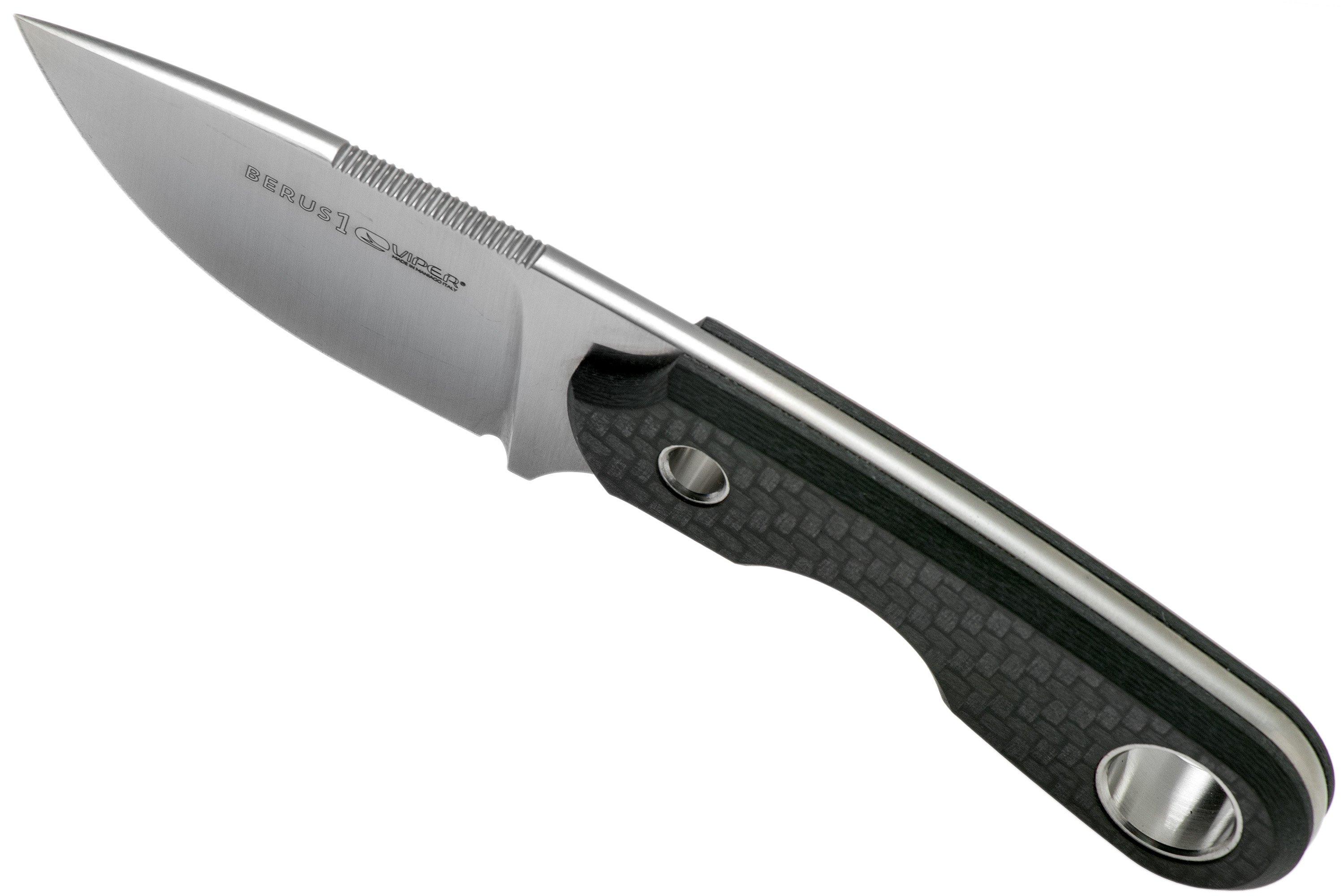 Viper Berus 1 VT4012FC M390 Satin, Carbon Fibre fixed knife, Rumici ...