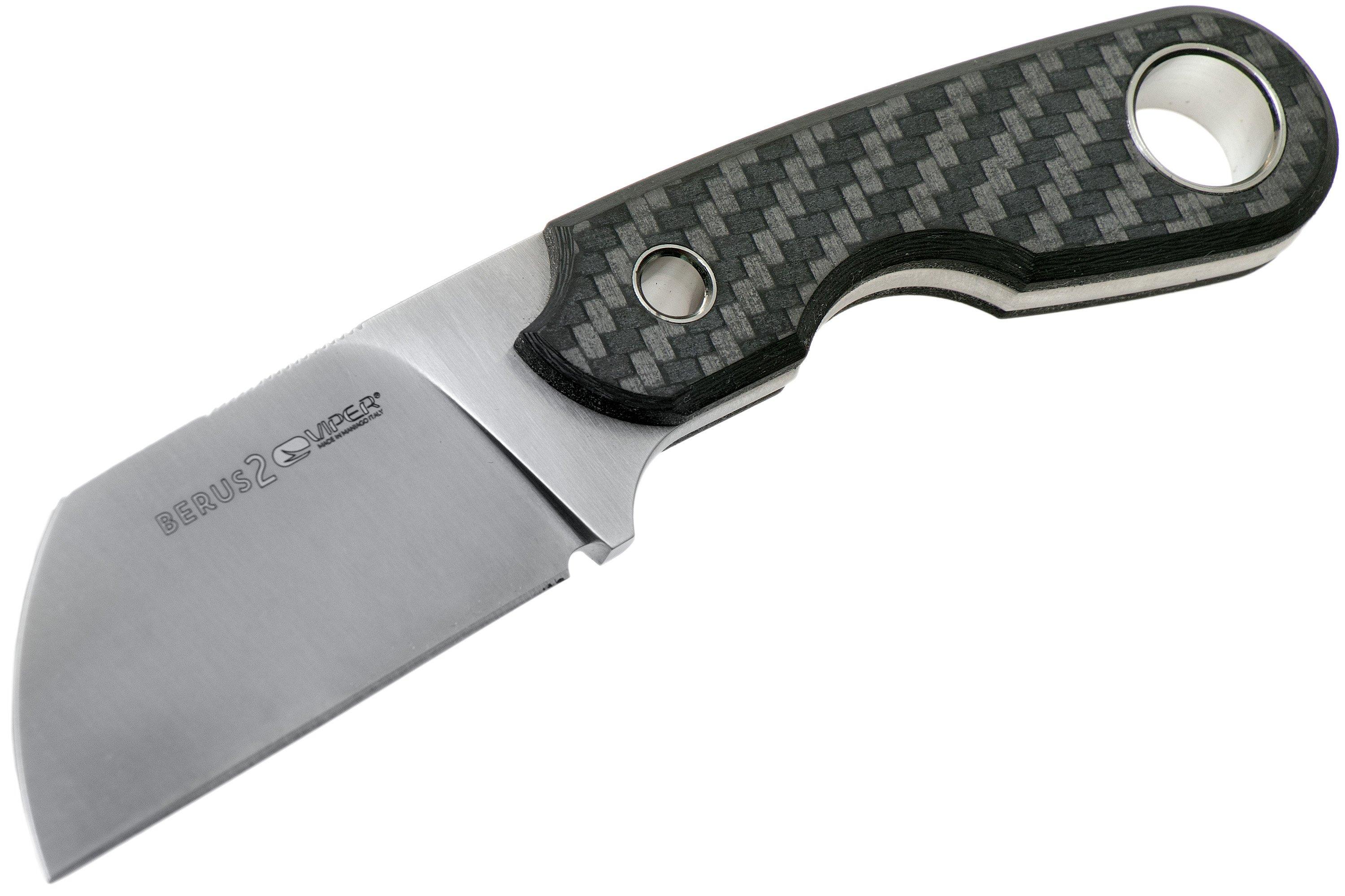 Viper Berus 2 VT4014FC M390 Satin, Carbon Fibre fixed knife, Rumici ...