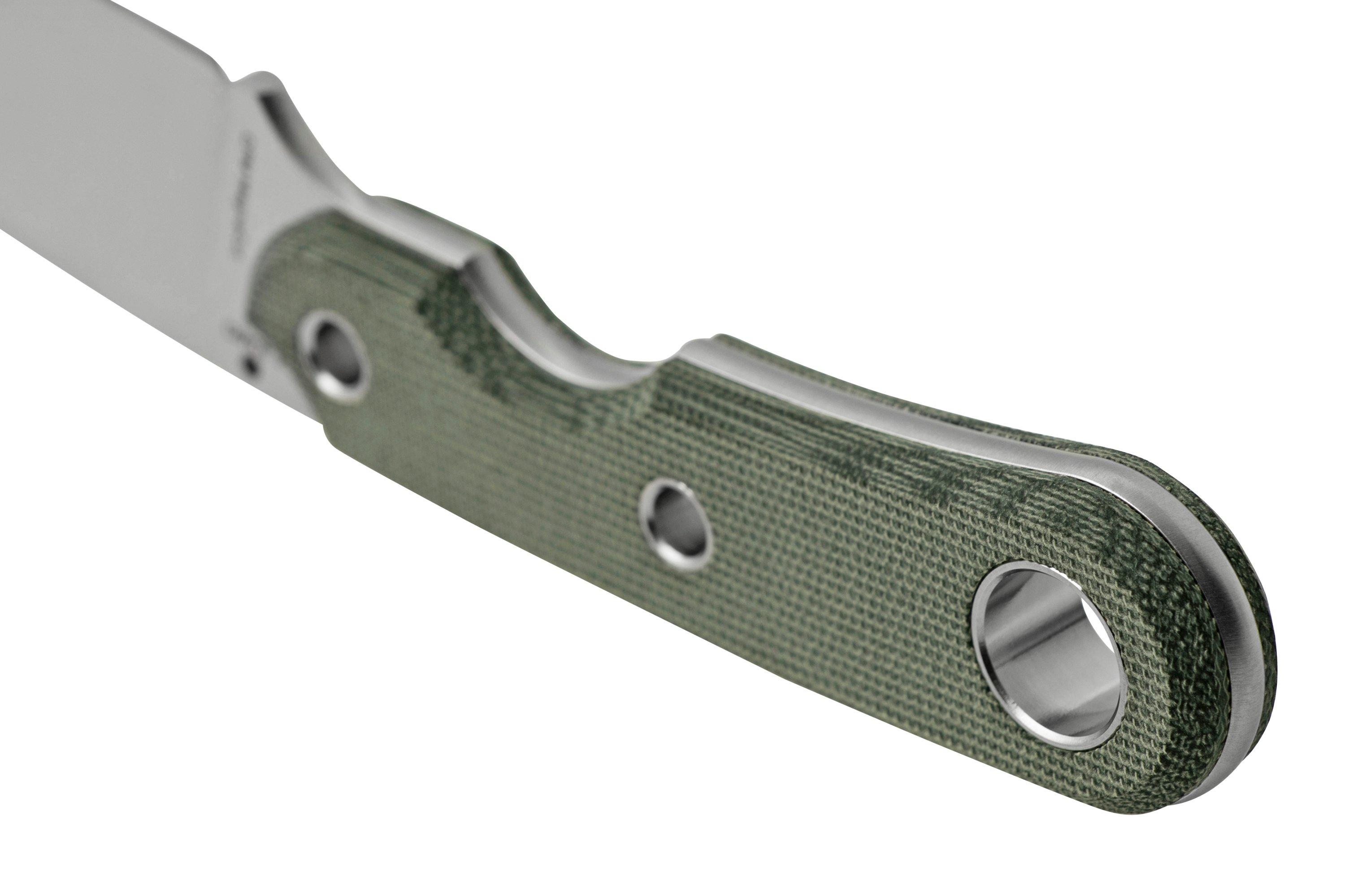 Viper Basic 2 VT4030CB MagnaCut Sheepsfoot Satin, Black Canvas Micarta ...