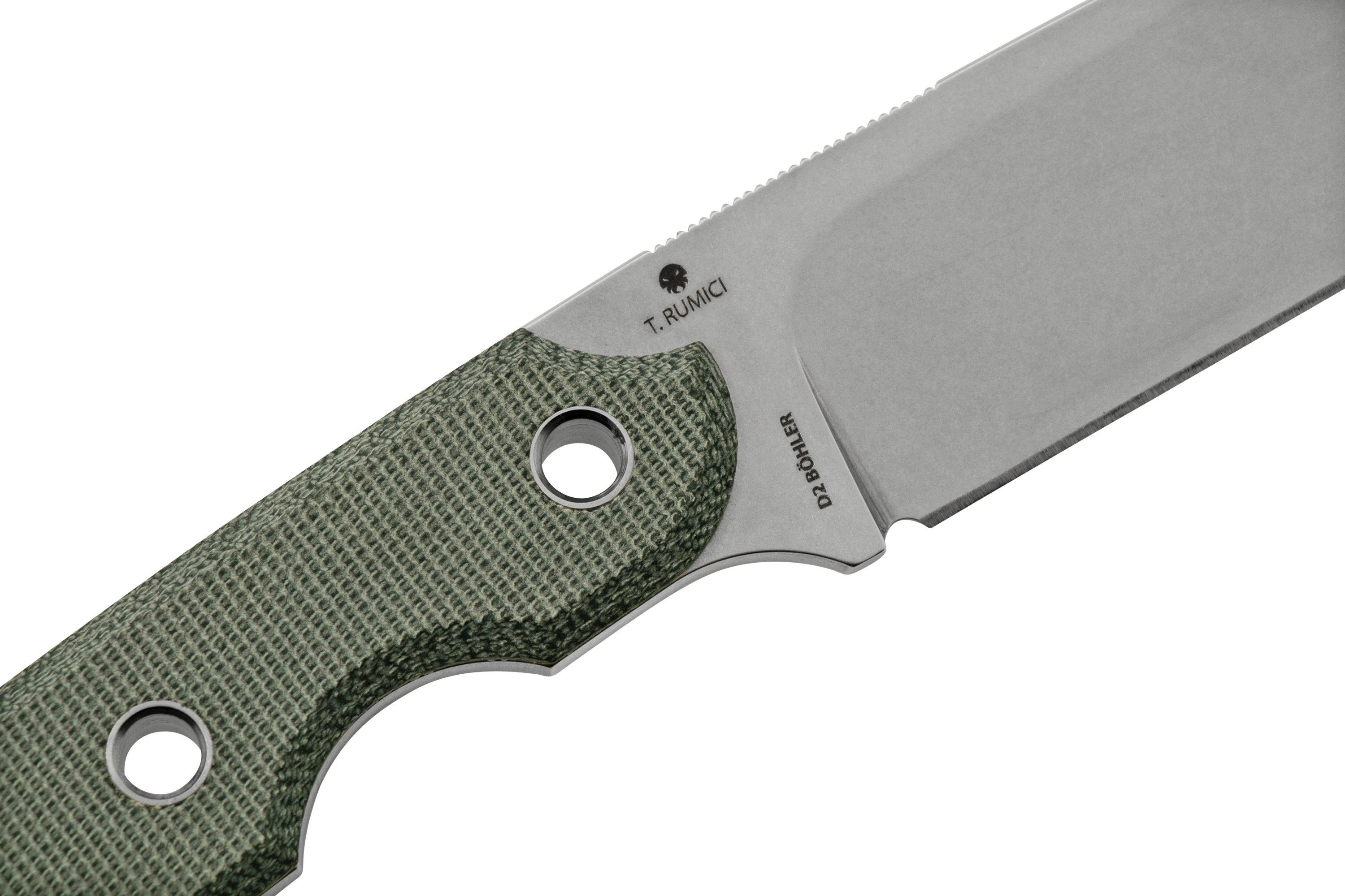 Viper Basic 2 VT4032CB D2 Sheepsfoot Stonewashed Black Canvas Micarta ...