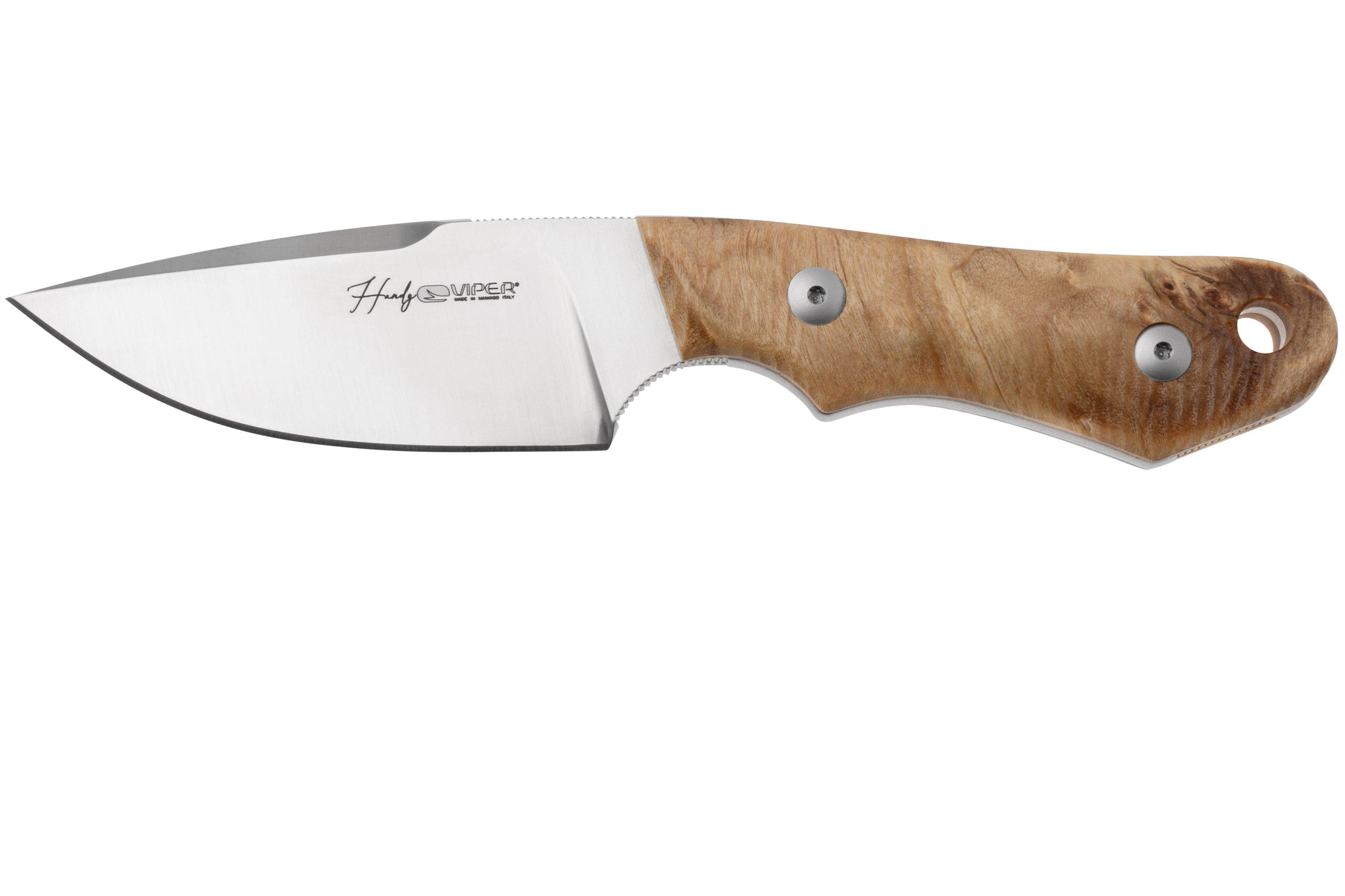 Viper Handy VT4038PI Flamed Poplar Wood, fixed knife | Advantageously ...