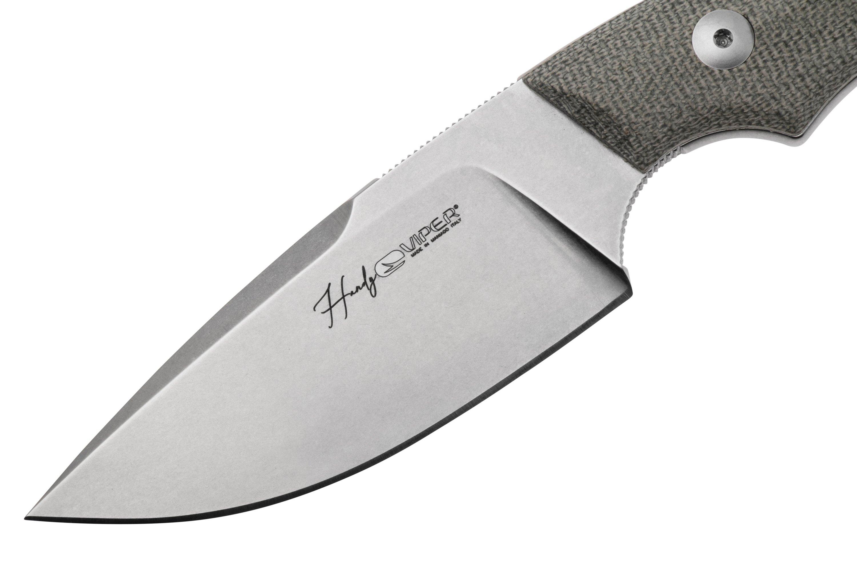 Viper Handy VT4040CG Green Micarta, fixed knife | Advantageously ...