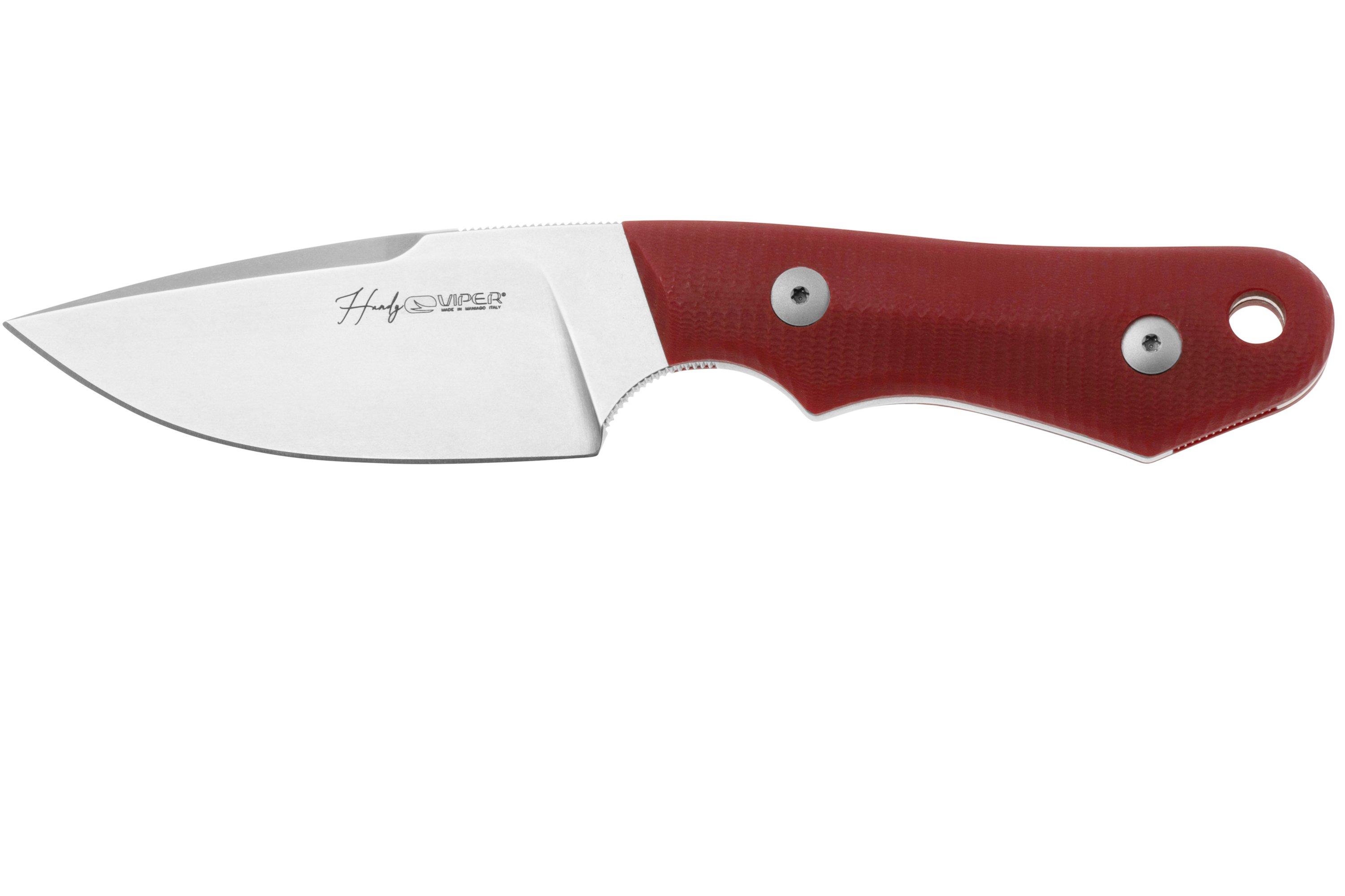 Viper Handy VT4040GR Stonewashed Red G10, fixed knife | Advantageously ...