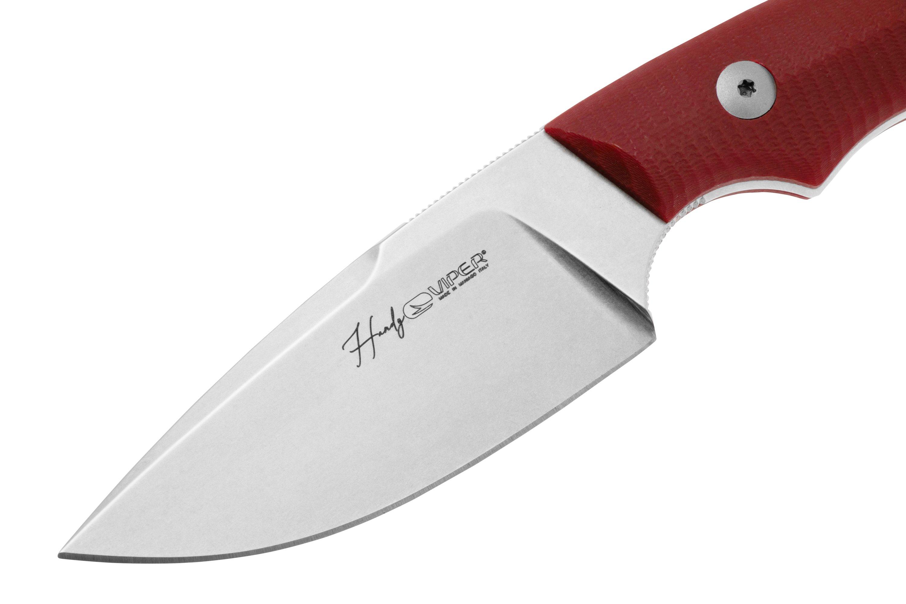 Viper Handy VT4040GR Stonewashed Red G10, fixed knife | Advantageously ...