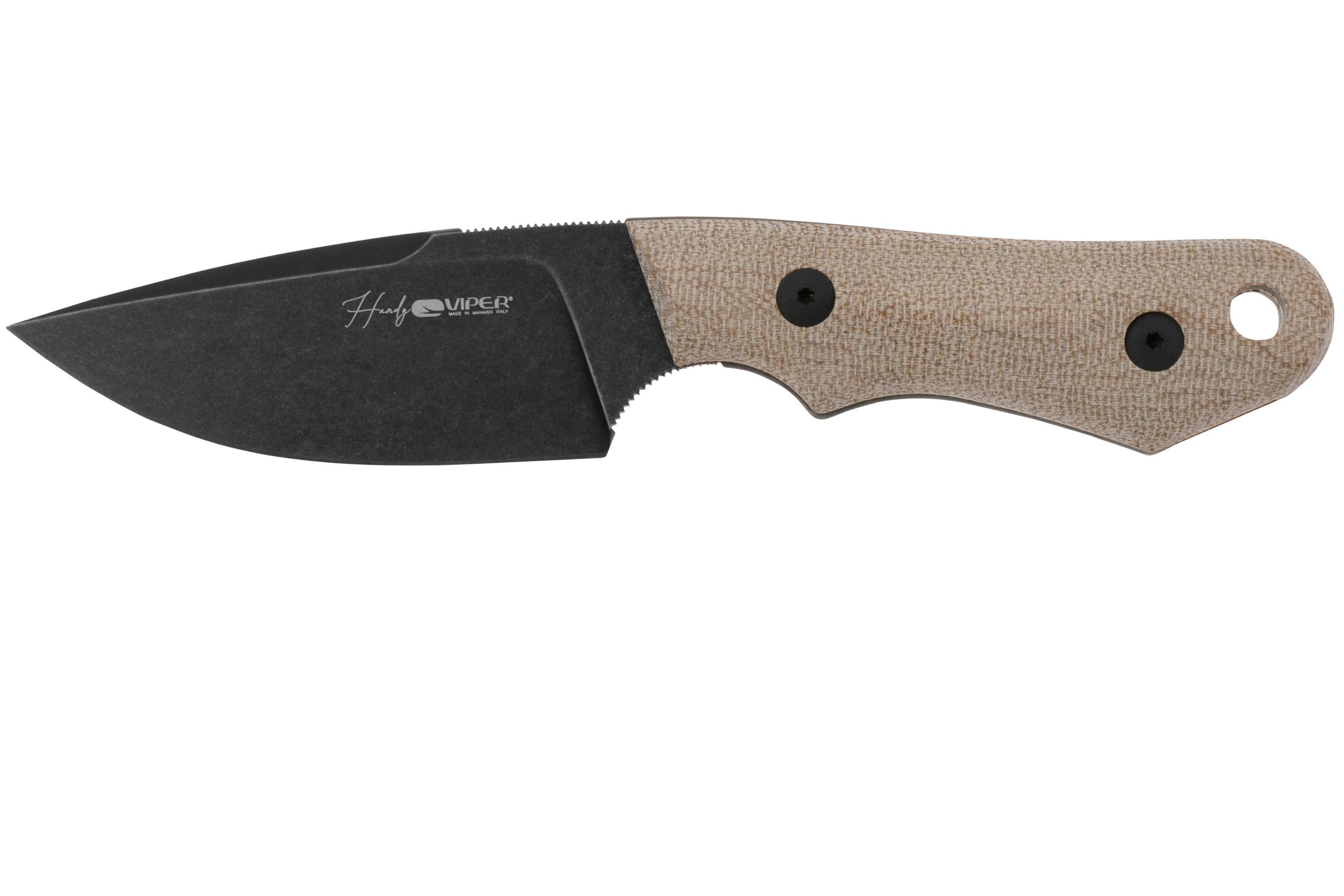 Viper Handy VT4042CN Blackwashed Natural Canvas, fixed knife ...