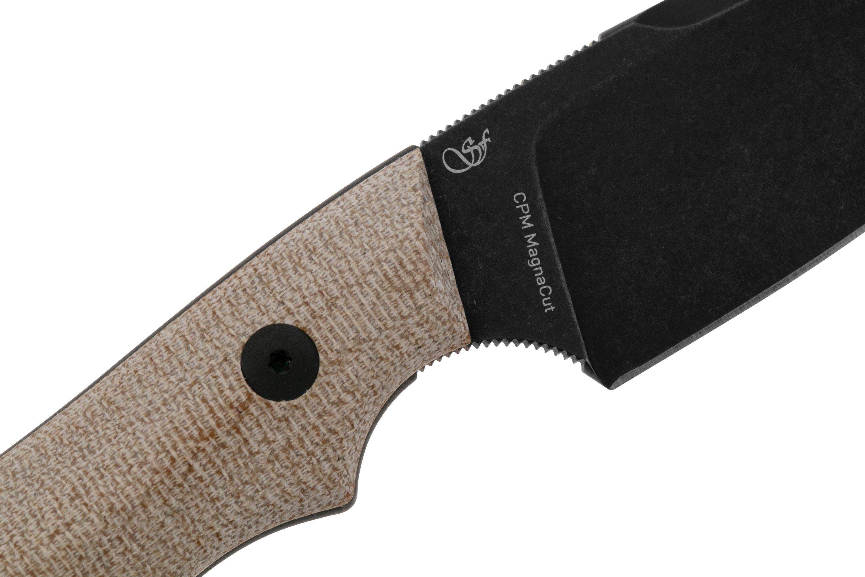 Viper Handy VT4042CN Blackwashed Natural Canvas, fixed knife ...