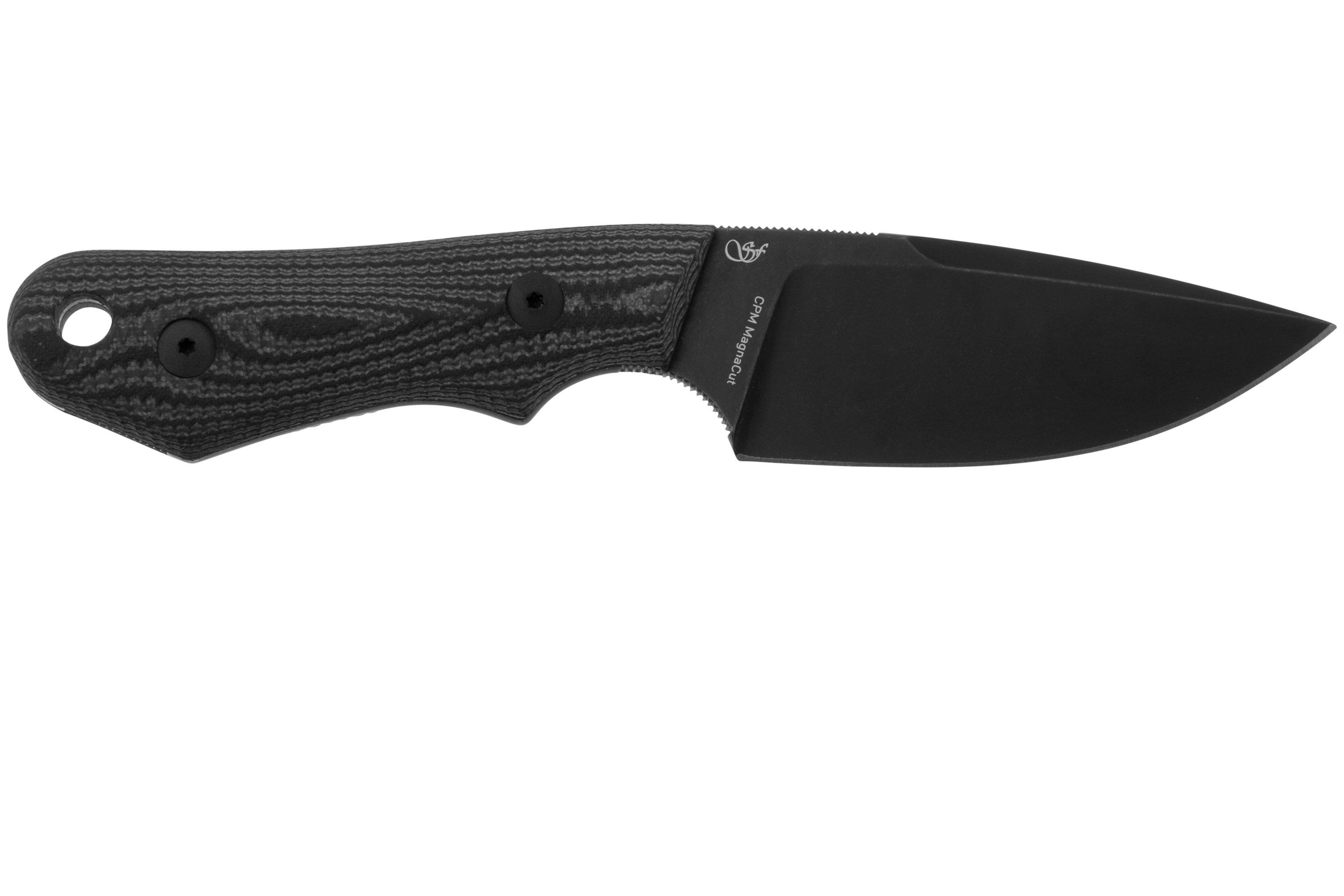 Viper Handy VT4042GG Blackwashed Black Suretouch, fixed knife ...