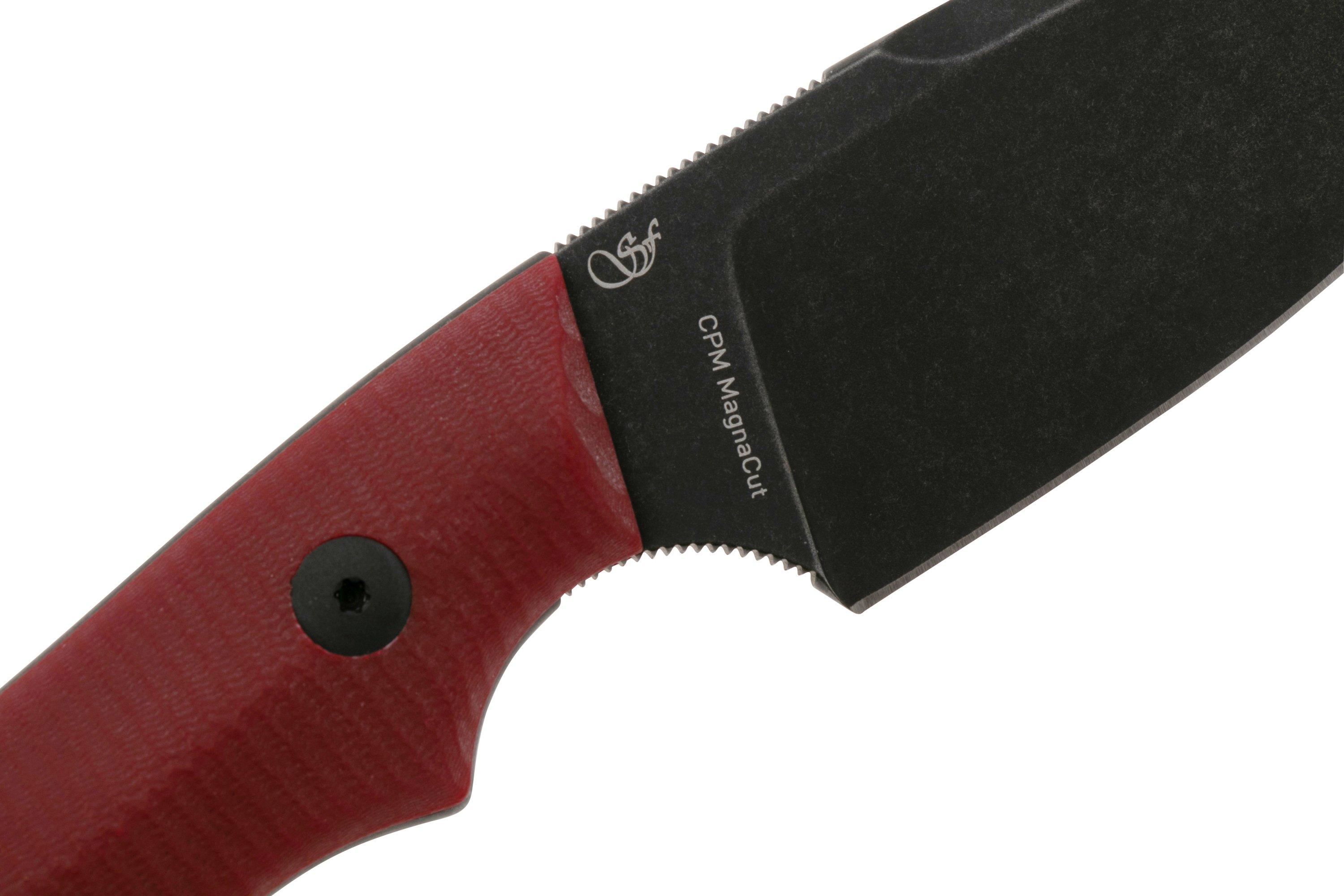 Viper Handy VT4042GR Blackwashed Red G10, fixed knife | Advantageously ...