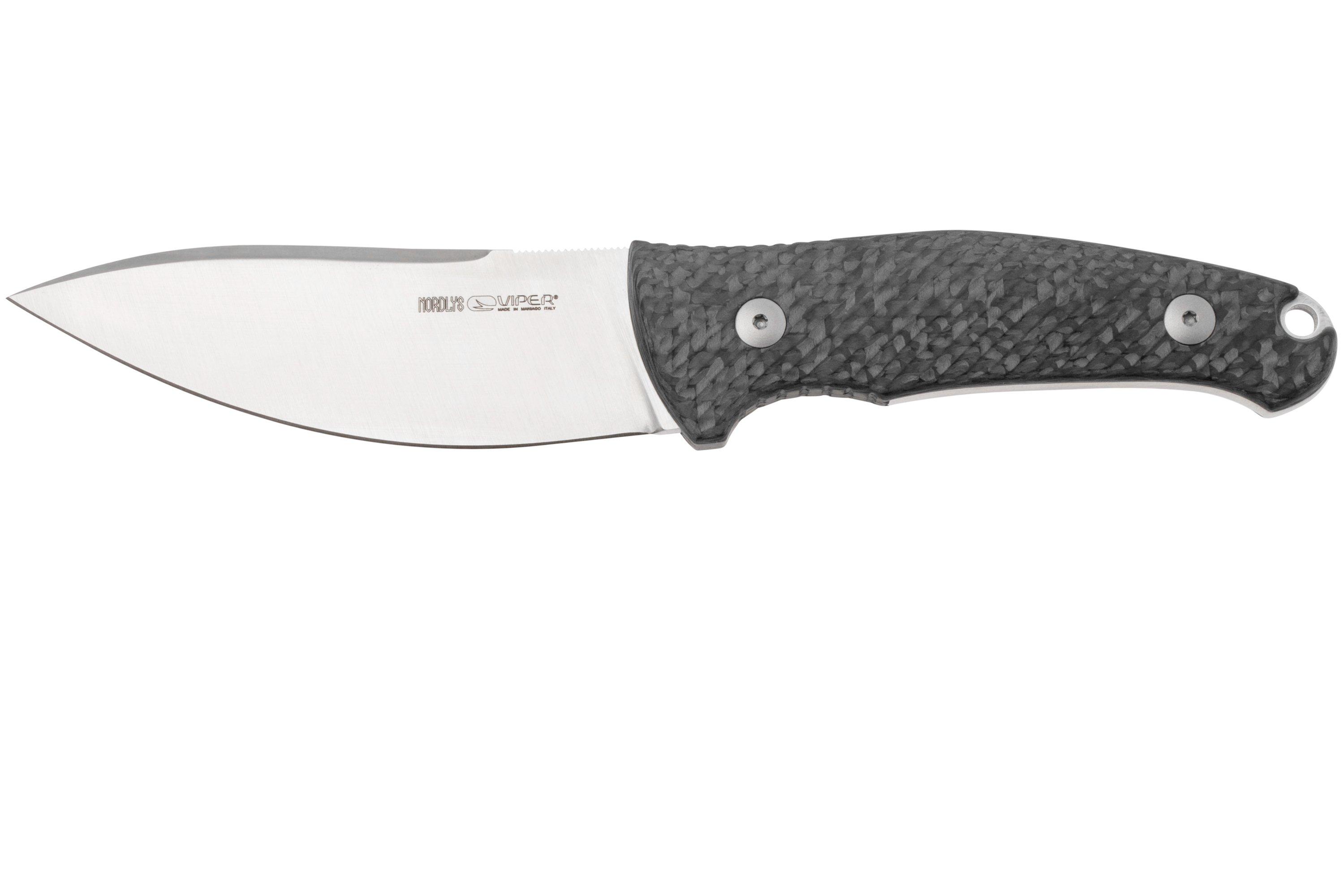 Viper Nordlys VT4046FC Satin, Carbon Fiber, fixed knife, Jens Ansø ...