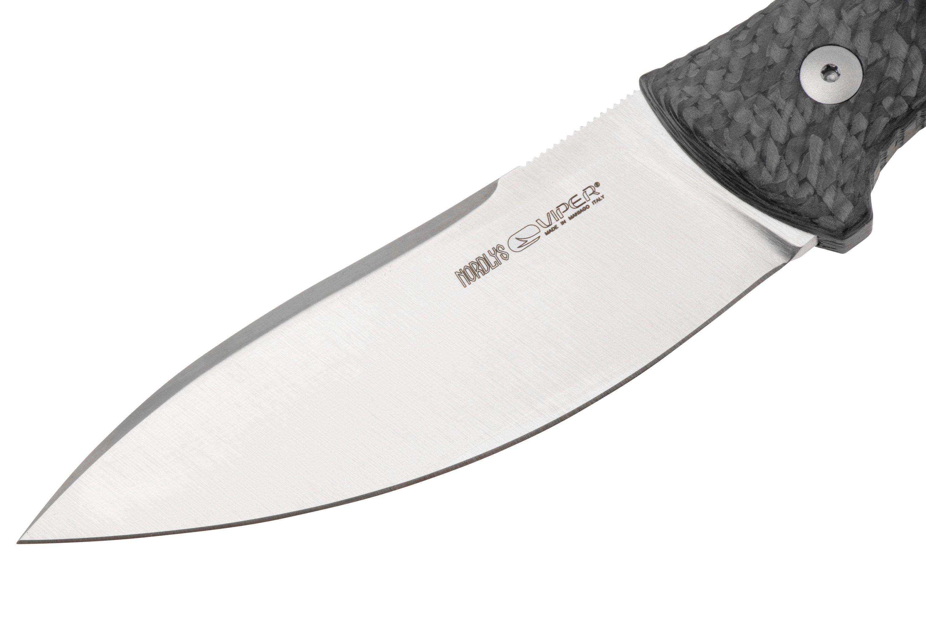 Viper Nordlys VT4046FC Satin, Carbon Fiber, fixed knife, Jens Ansø ...