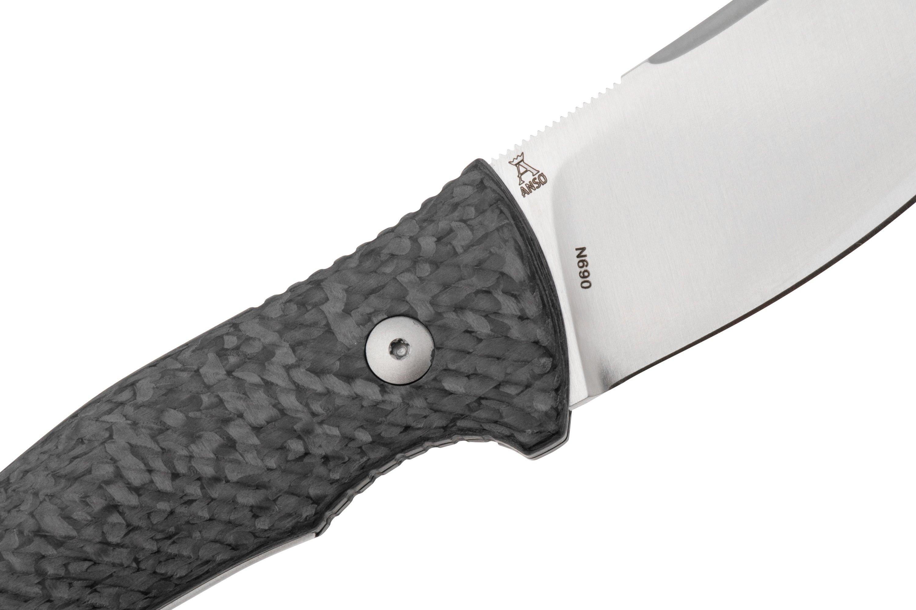 Viper Nordlys VT4046FC Satin, Carbon Fiber, fixed knife, Jens Ansø ...