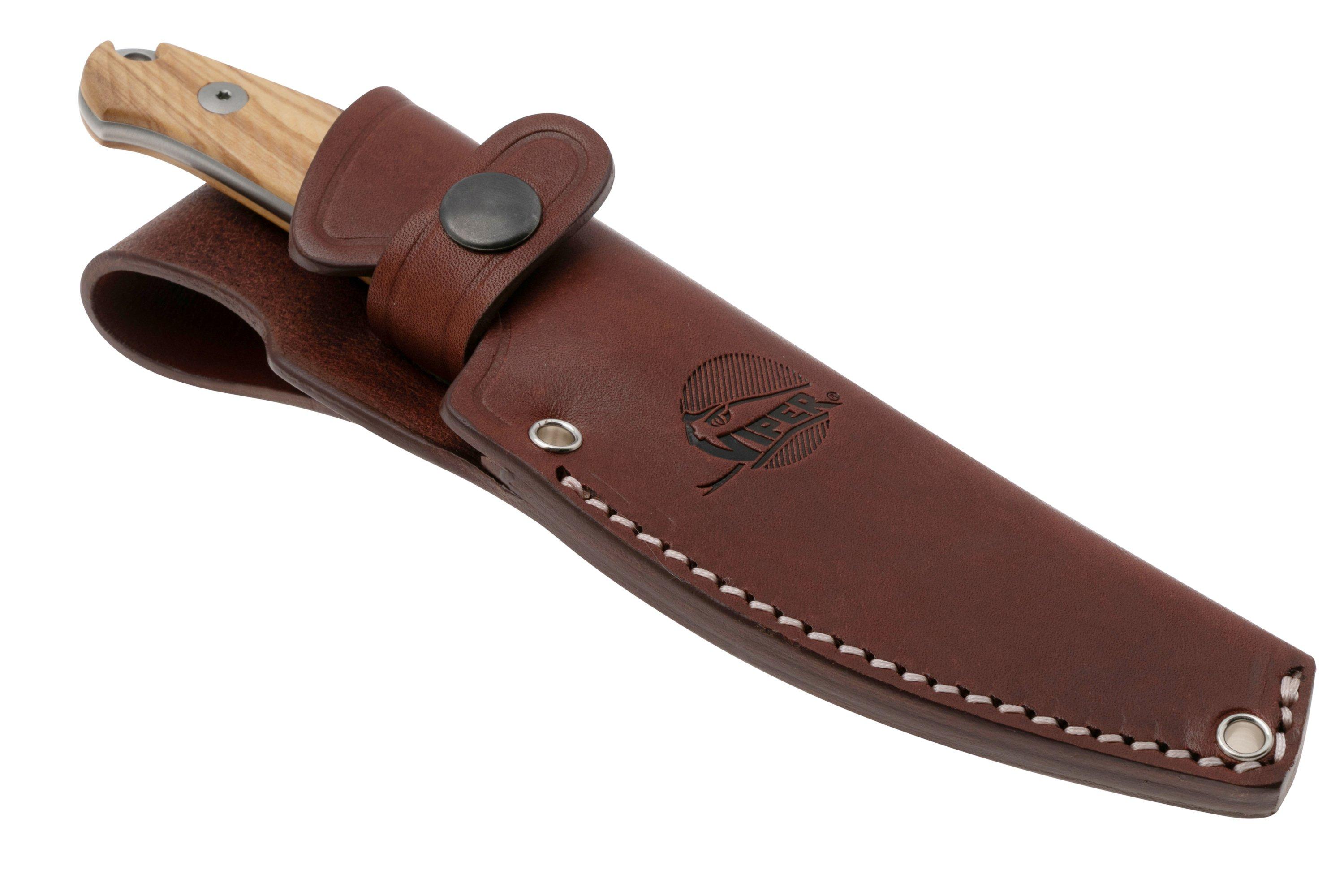 Viper Nordlys VT4046UL Satin, Olive Wood, feststehendes Messer, Jens ...