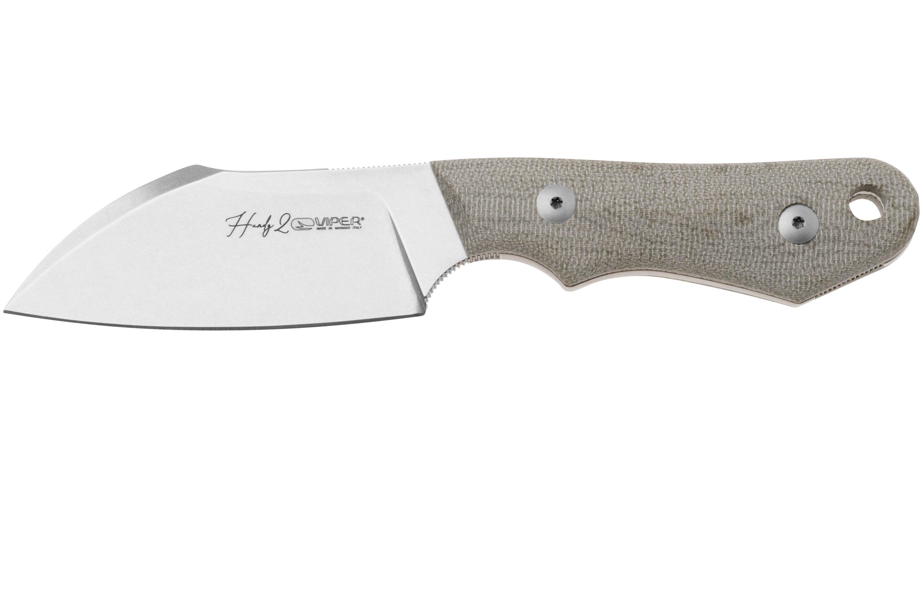 Viper Handy 2 VT4050CG Green Canvas Micarta, fixed knife ...