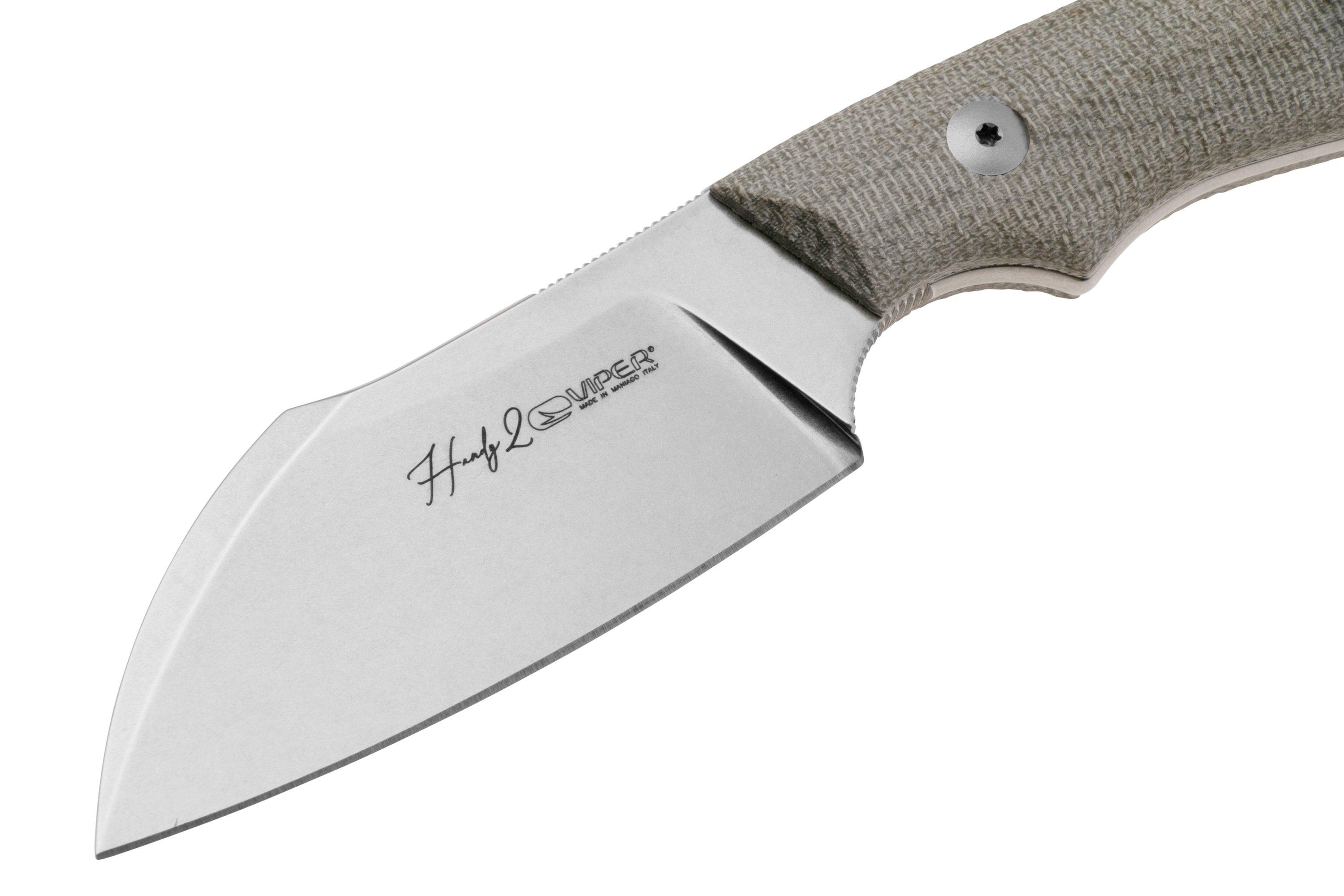 Viper Handy 2 VT4050CG Green Canvas Micarta, fixed knife ...