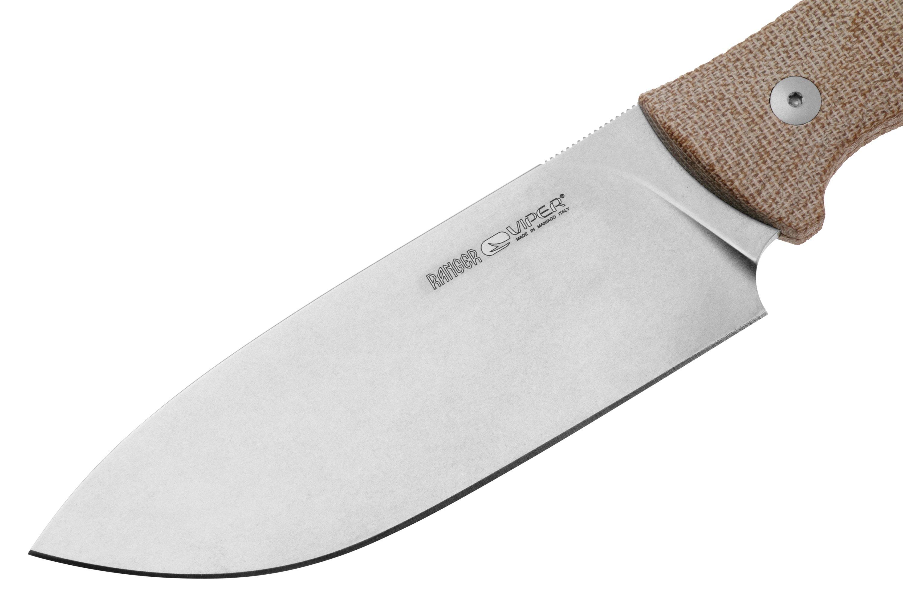 Viper Ranger VT4054CN Böhler N690, Natural Canvas Micarta, Fahrtenmesser | Günstiger shoppen bei ...