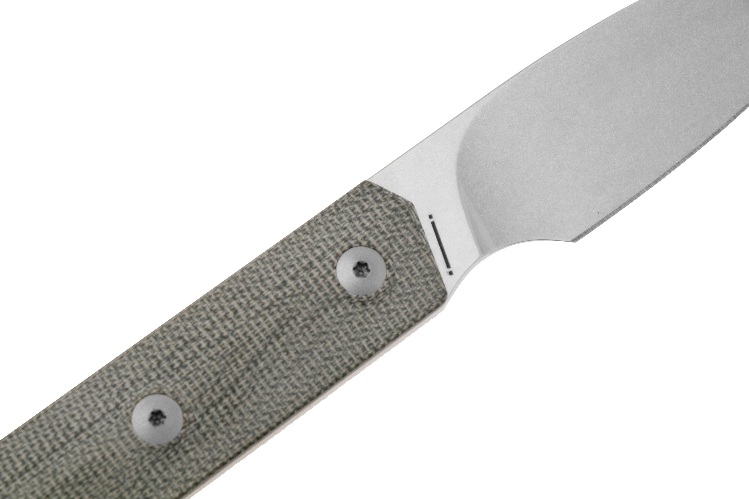 Viper Mirror 2 VT4064CG Böhler M390, Green Canvas Micarta, fixed knife ...