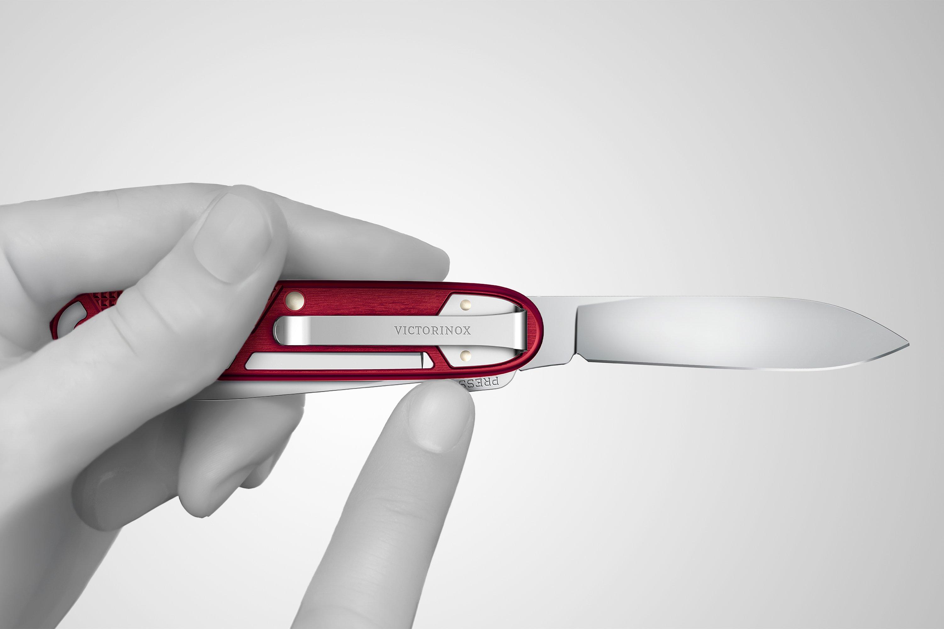 Victorinox Onefold Alox Refined Collection 0.8006.20 Red, couteau ...