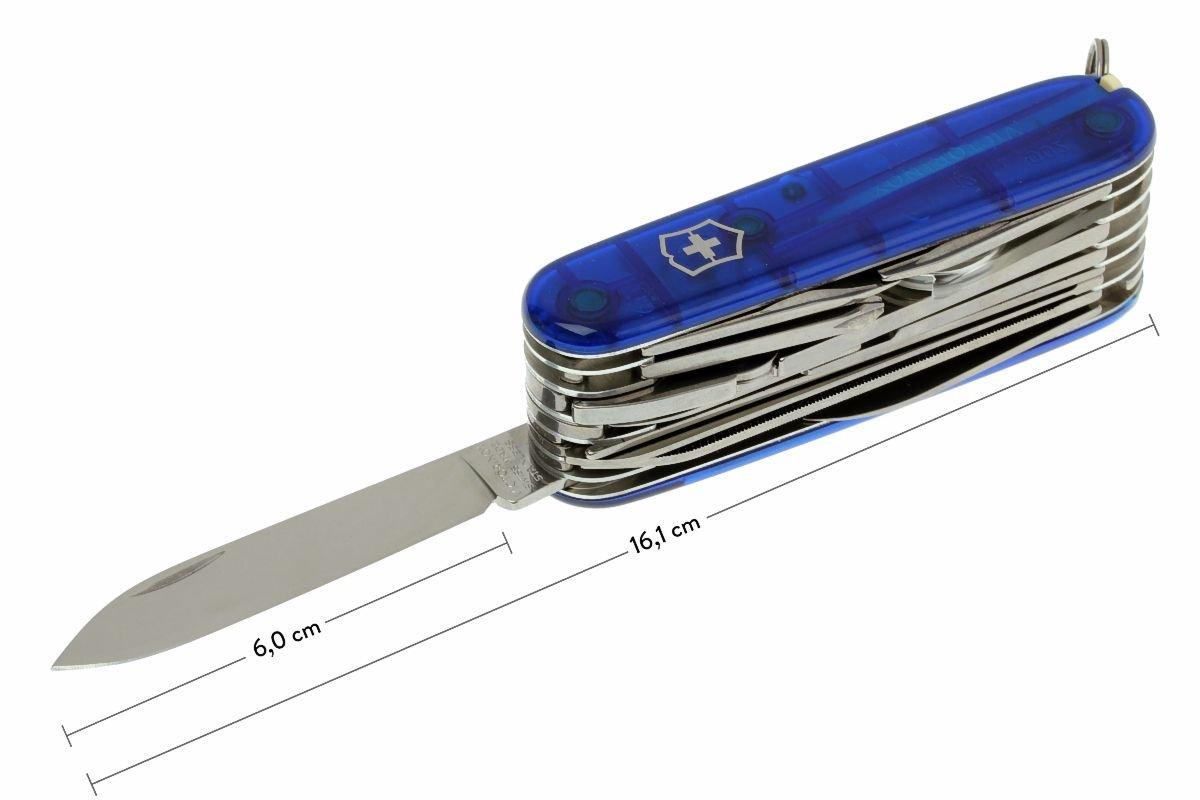 Victorinox Swisschamp (33) - blue transparant | Advantageously shopping ...