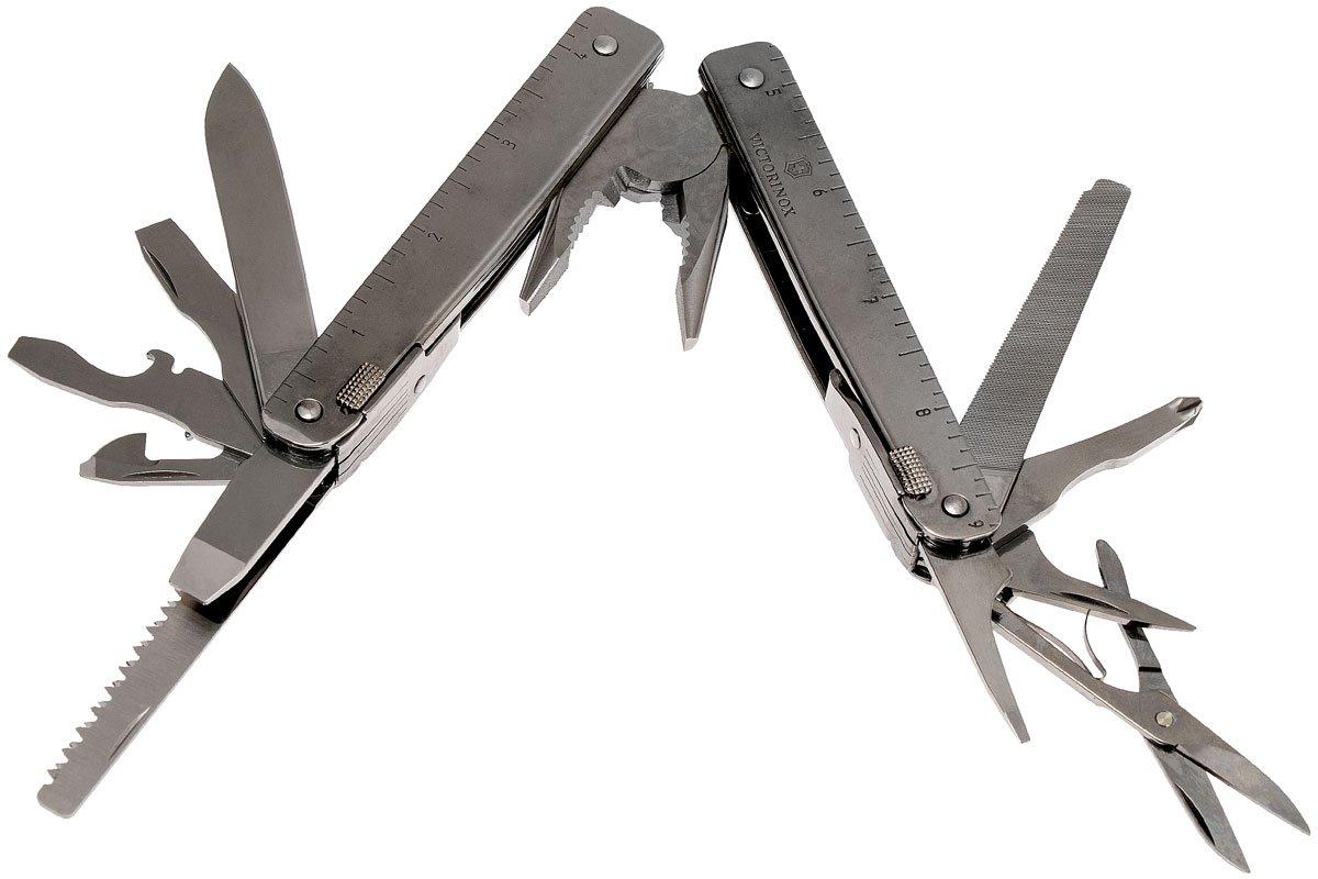Victorinox SwissTool X Plus 3.0338.L multiherramienta, funda de cuero ...