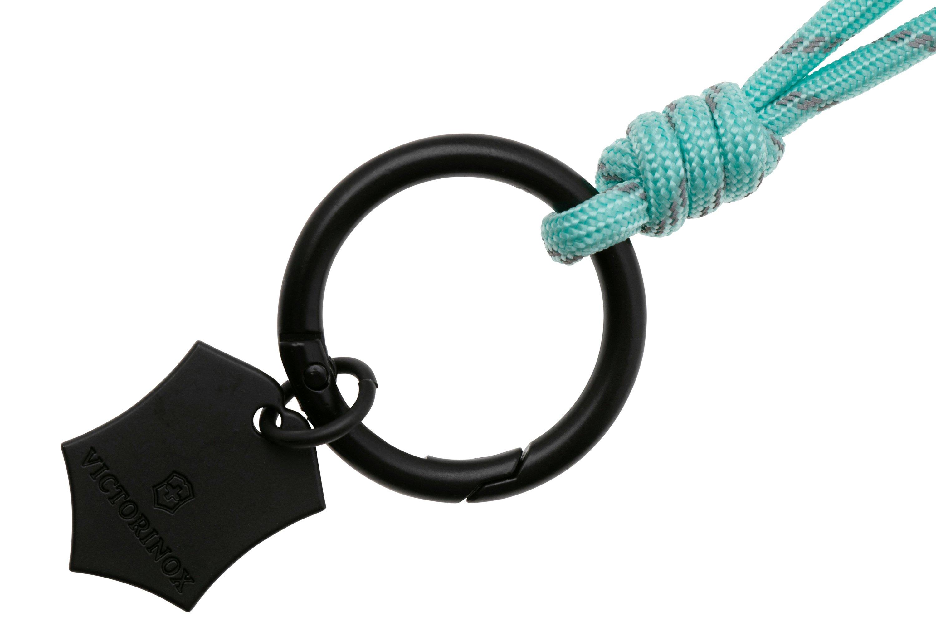Victorinox Key Ring Turquoise 4.1895.S key ring with lanyard ...