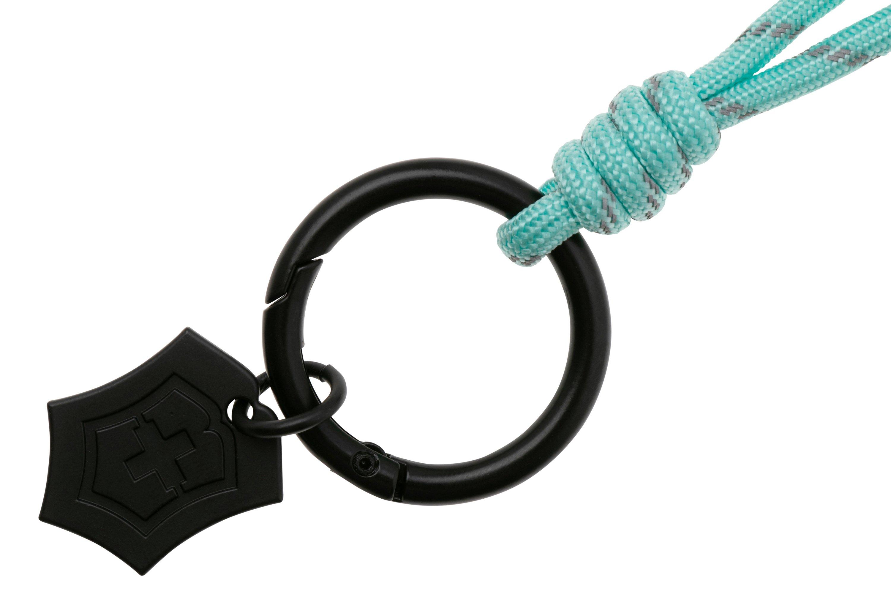 Victorinox Key Ring Turquoise 4.1895.S key ring with lanyard ...