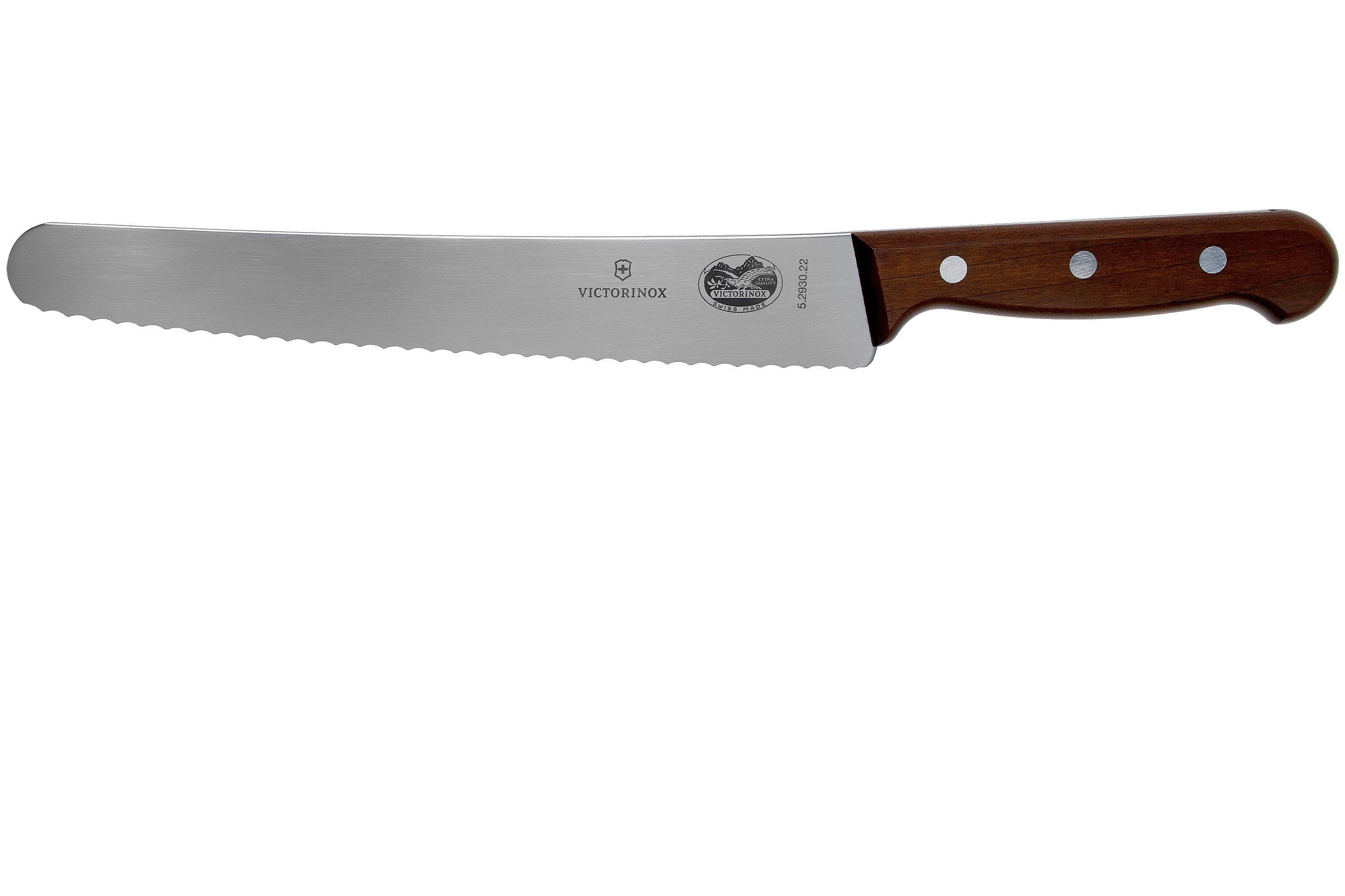 Victorinox Wood 5.2930.22G bread knife/pastry knife 22 cm, maple wood ...