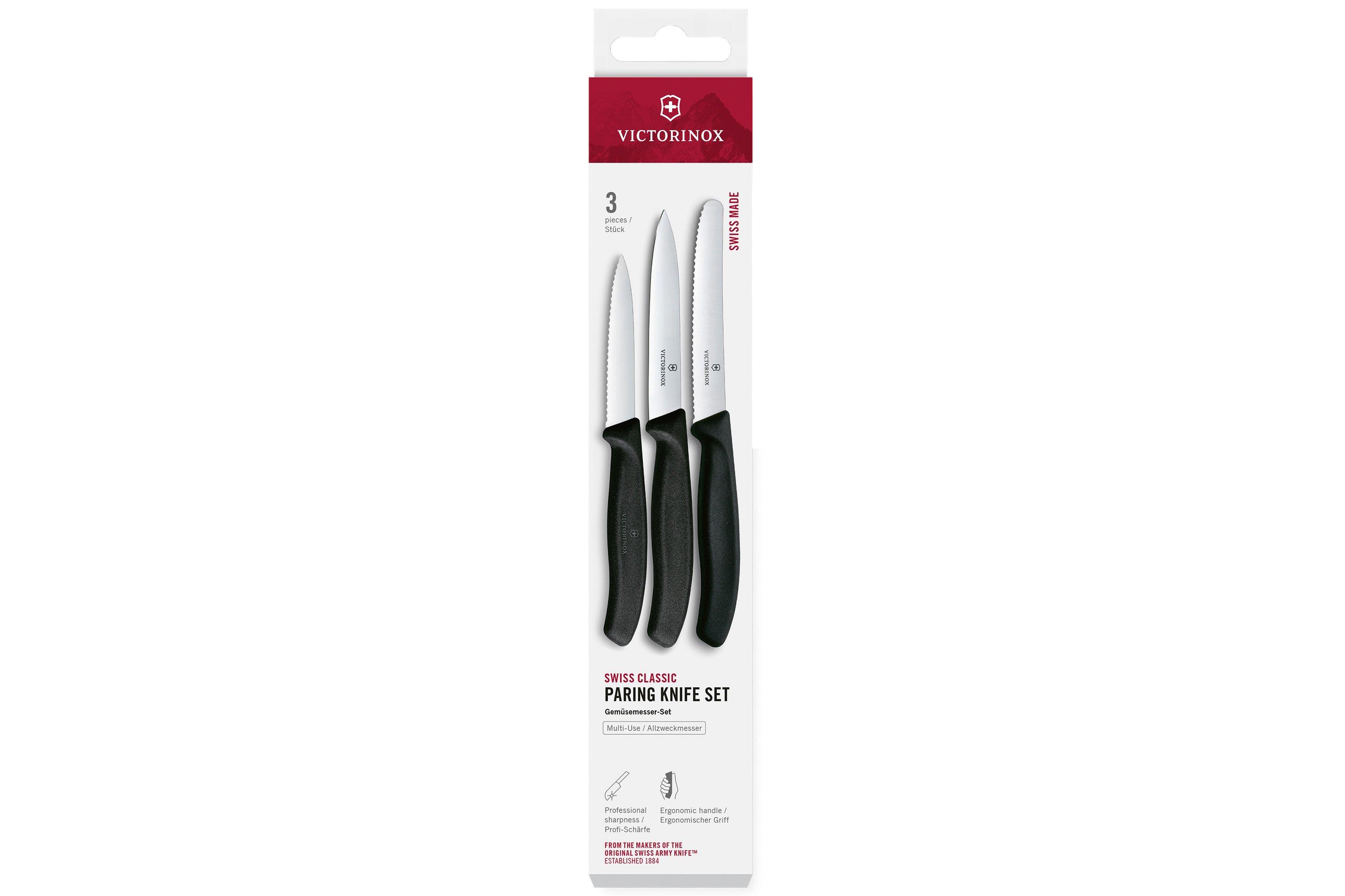 Victorinox SwissClassic coltelli da verdura, set di 3, 6.7113.34 | Fare ...
