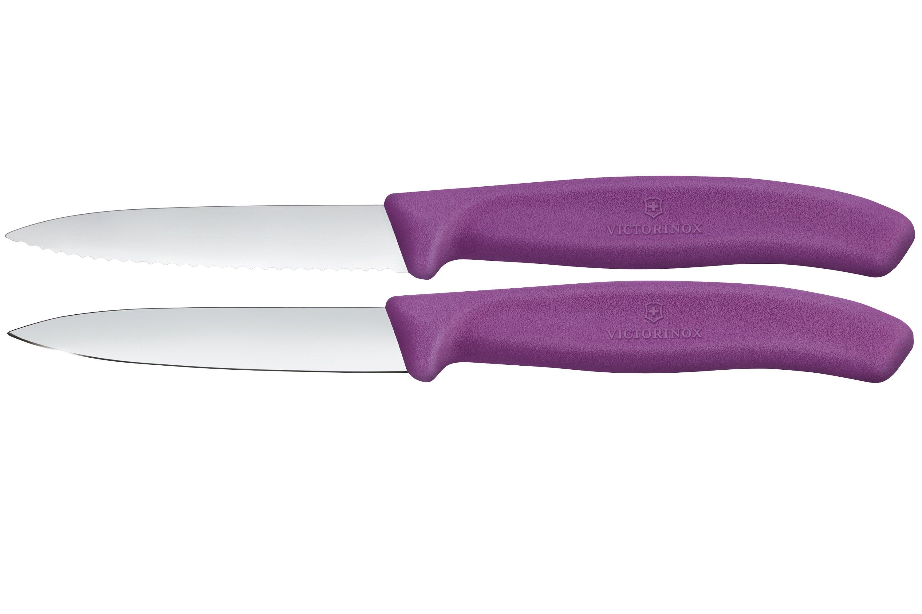 Victorinox Swiss Classic 6.7695.2C1 Straight/Wavy, Purple, Gemüsemesser ...