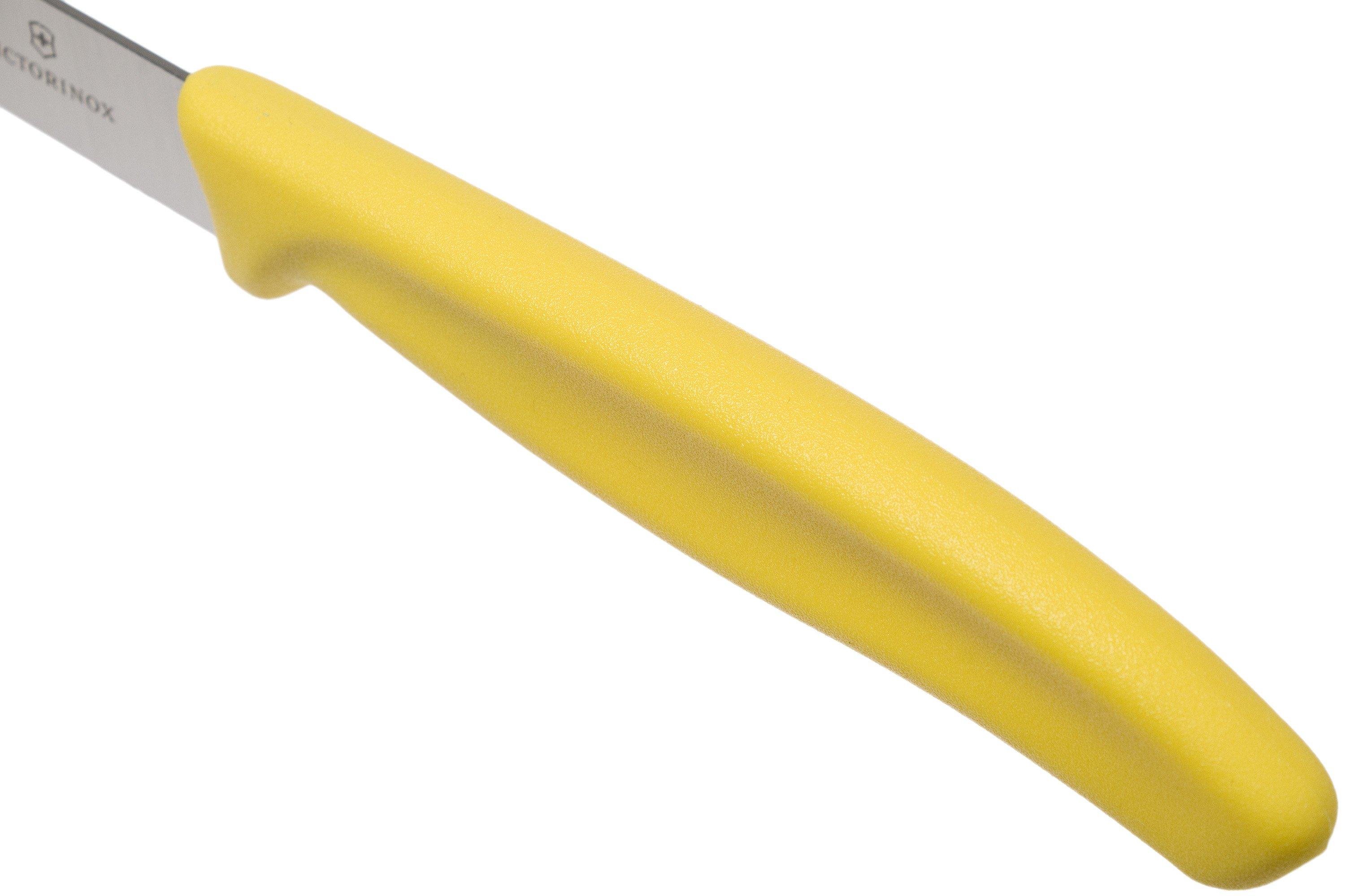 Victorinox SwissClassic faca para legumes serrilhada/lisos amarelo 10 ...