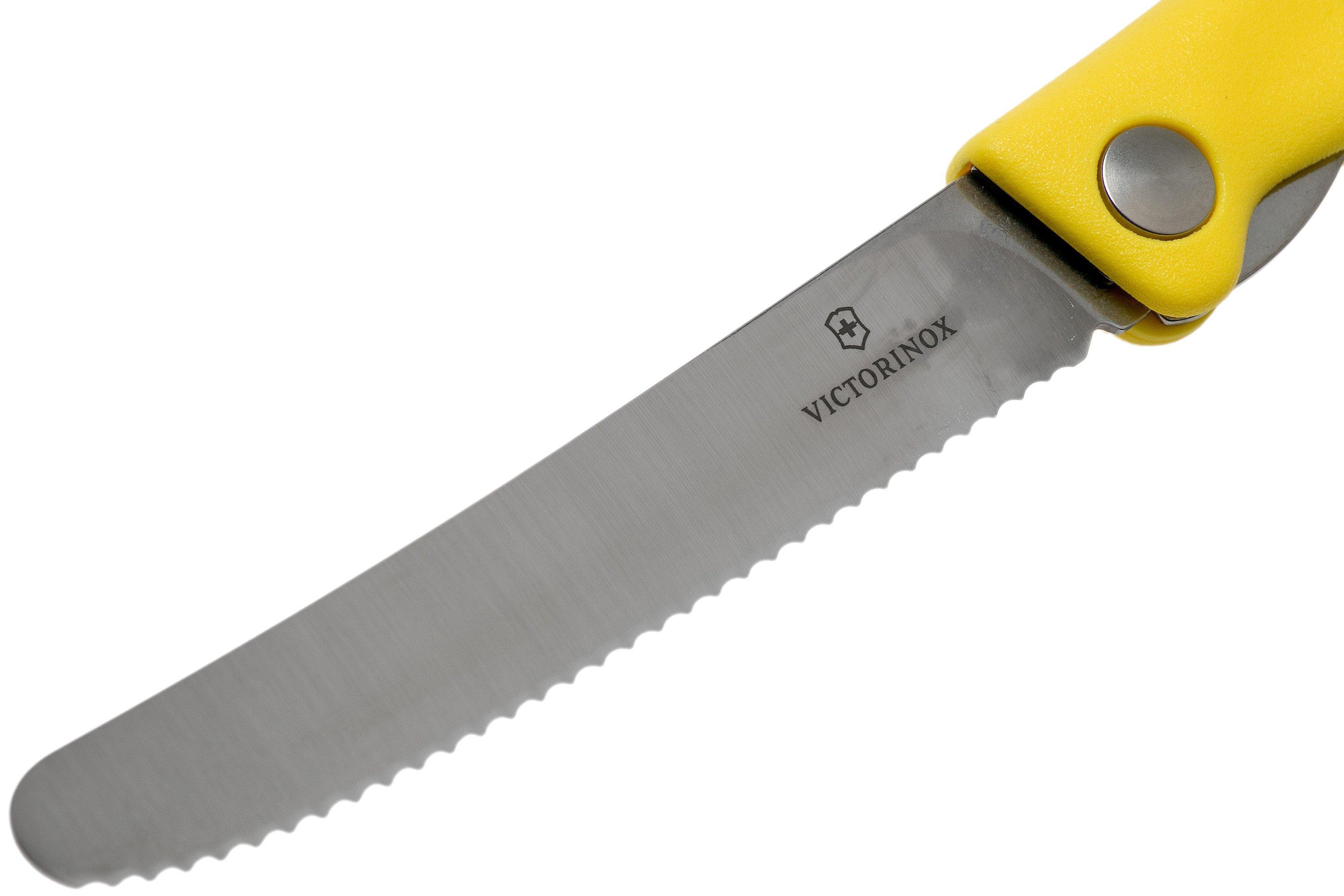 Victorinox SwissClassic faca de legumes dobrável serrilhada amarelo, 6. ...