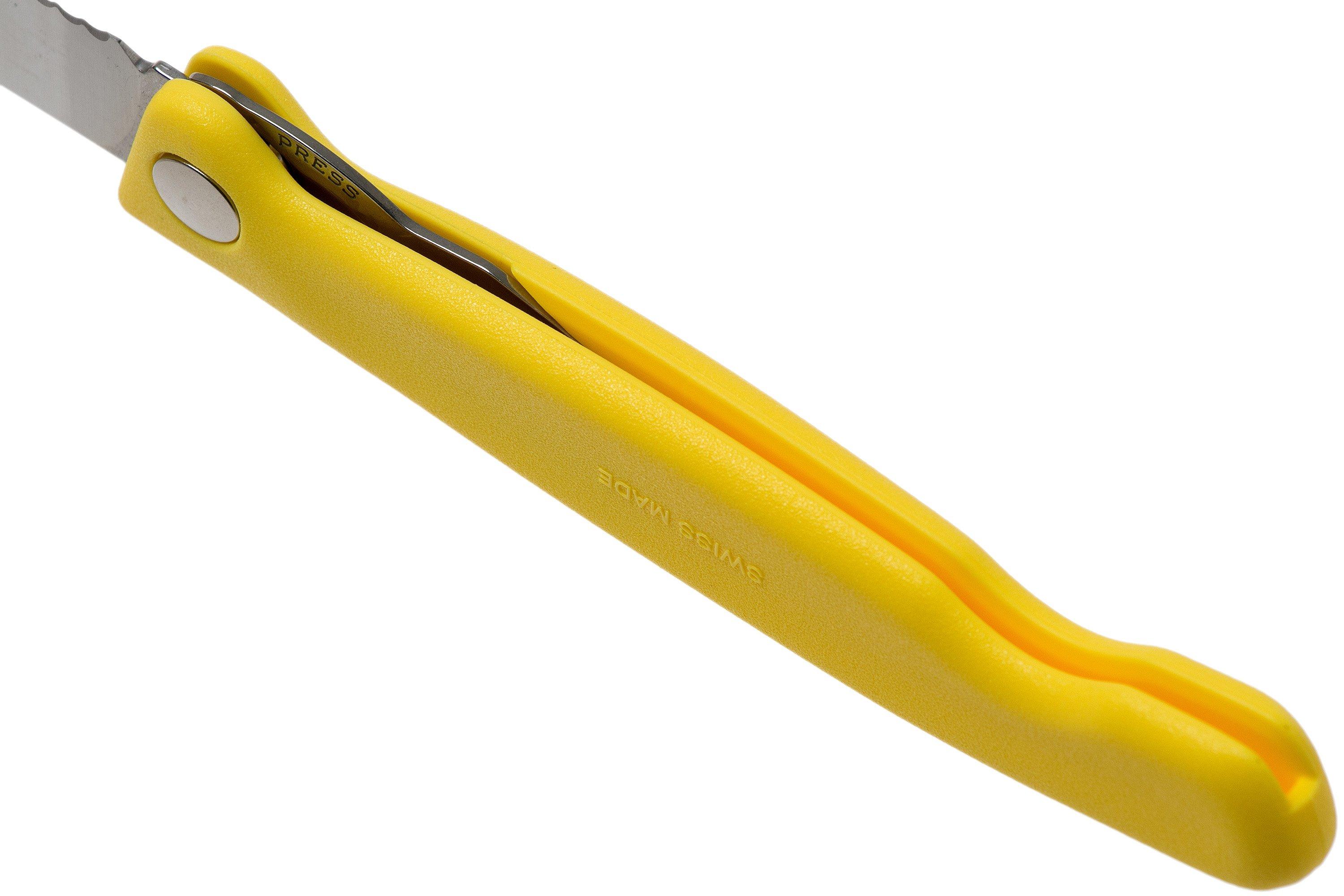 Victorinox SwissClassic faca de legumes dobrável serrilhada amarelo, 6. ...