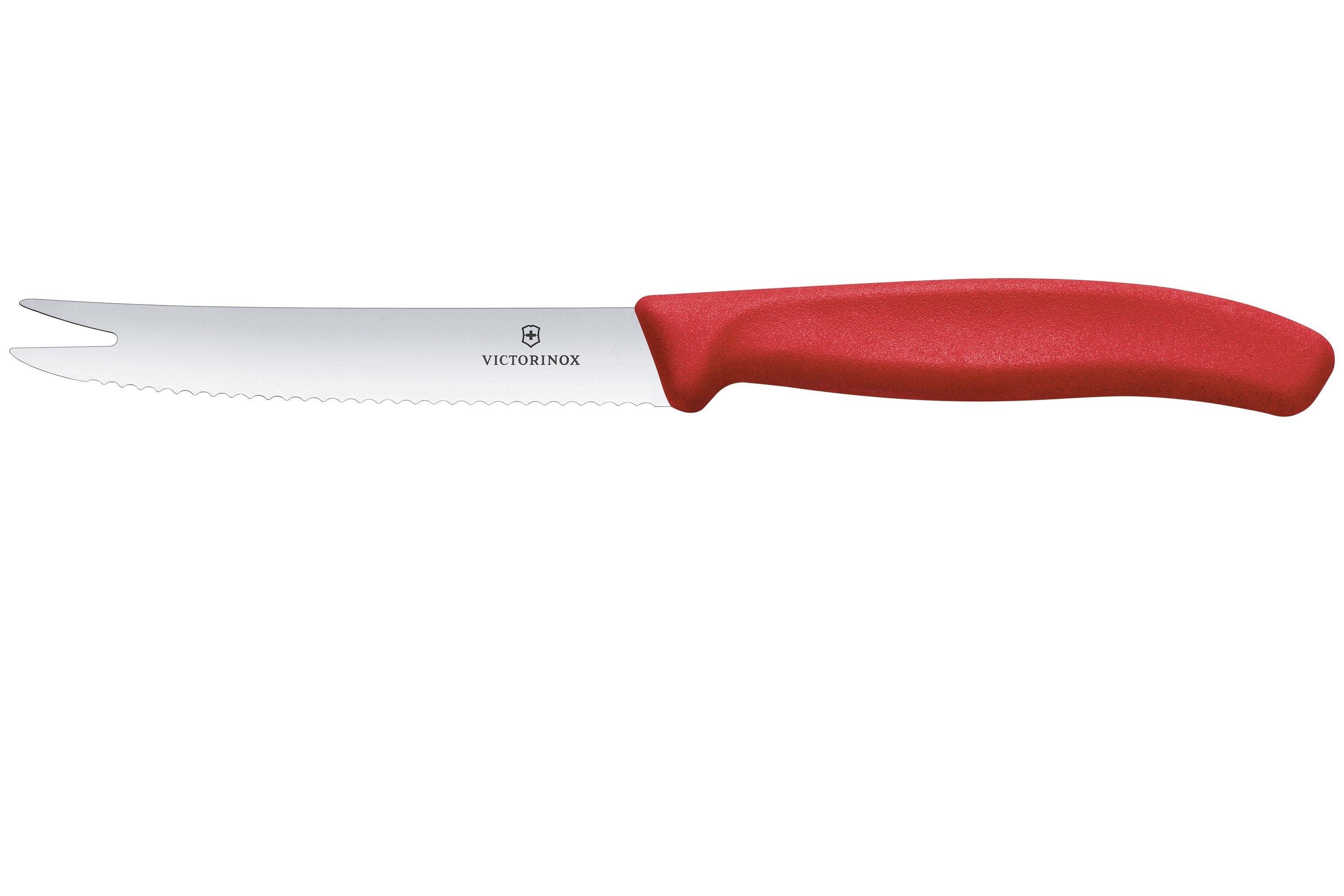 Victorinox Swiss Classic 6.7861.C1 Cheese and Sausage Knife, Red, kaas ...