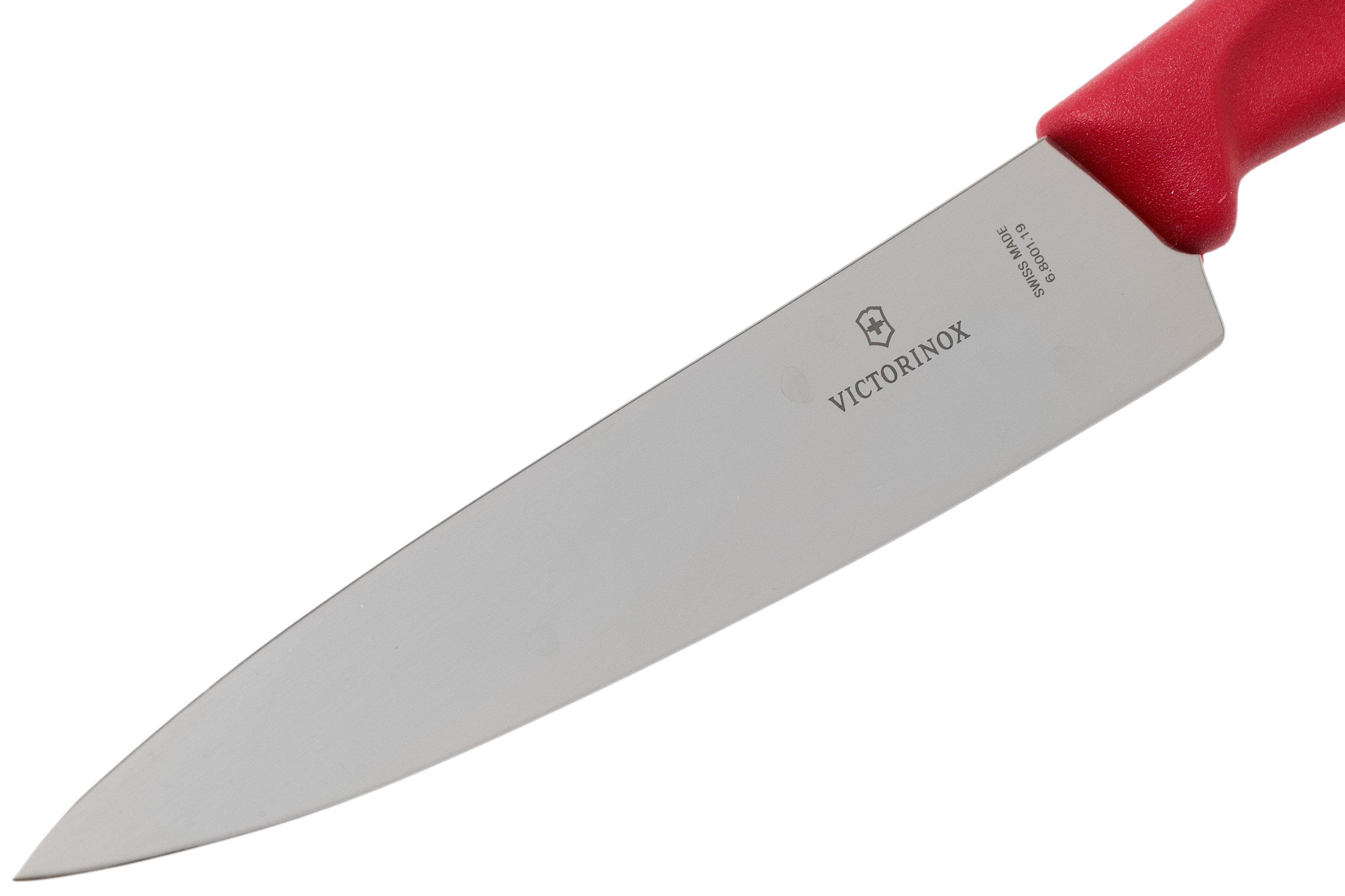 Victorinox Swiss Classic carving knife, 19 cm, red, blister ...