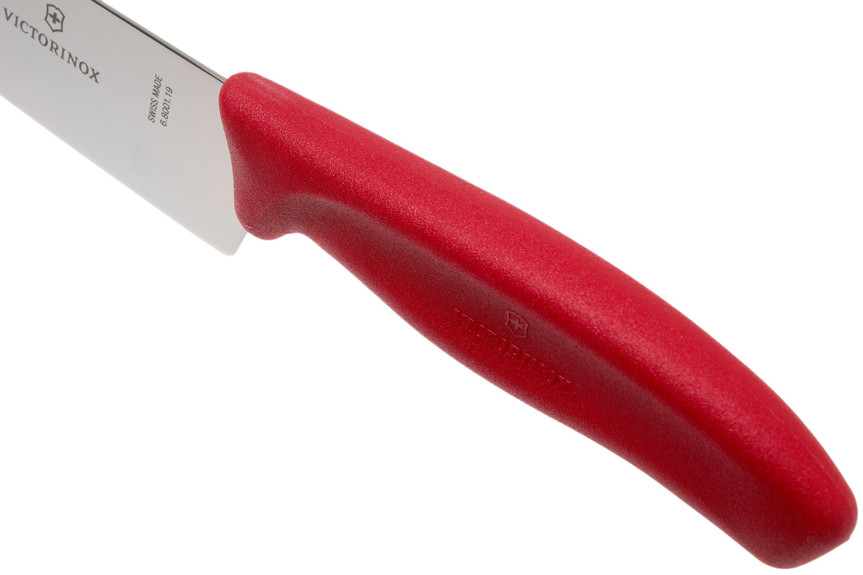 Victorinox Swiss Classic carving knife, 19 cm, red, blister ...
