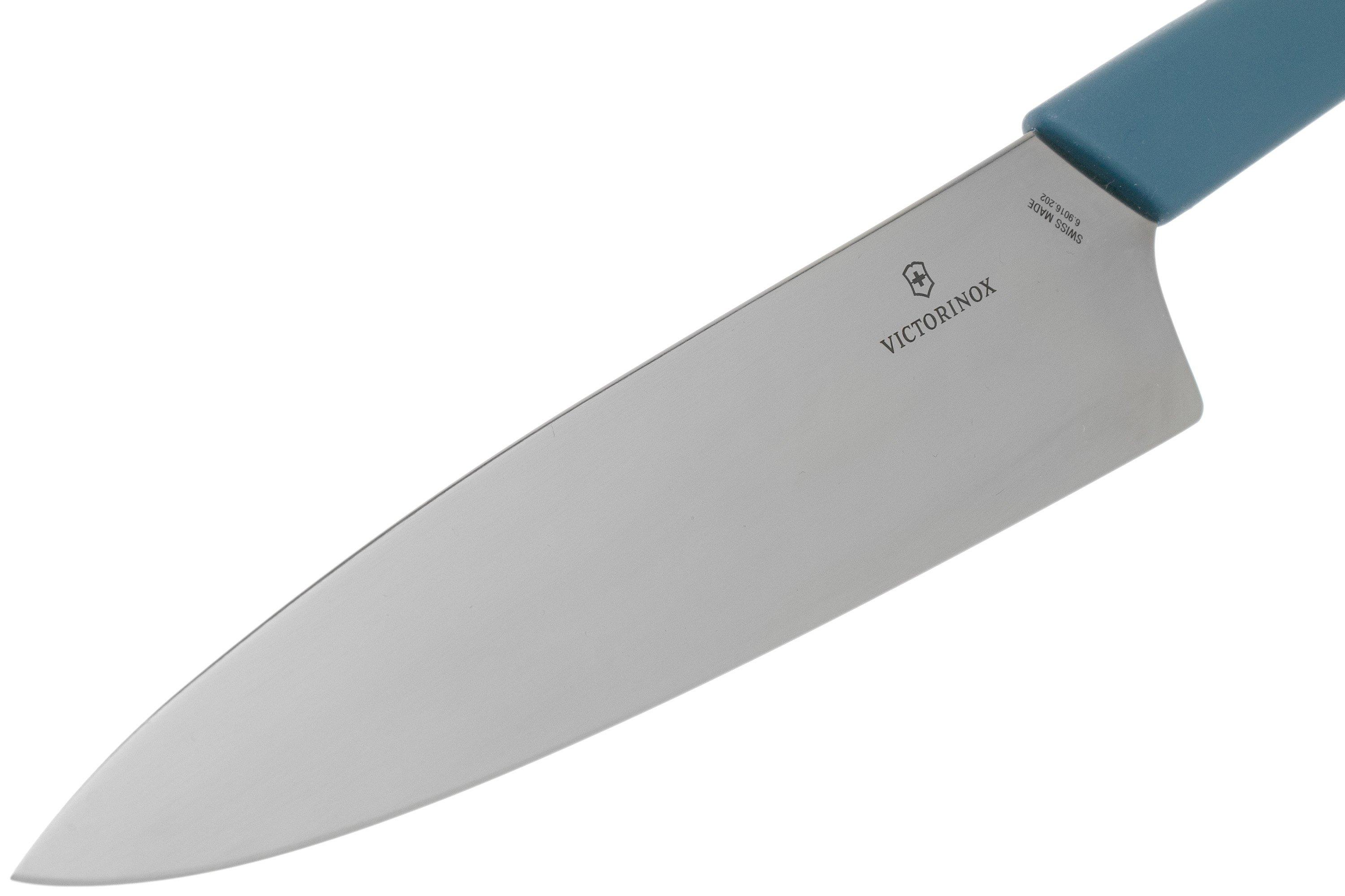 Victorinox Swiss Modern chef's knife 20 cm, blue | Advantageously ...