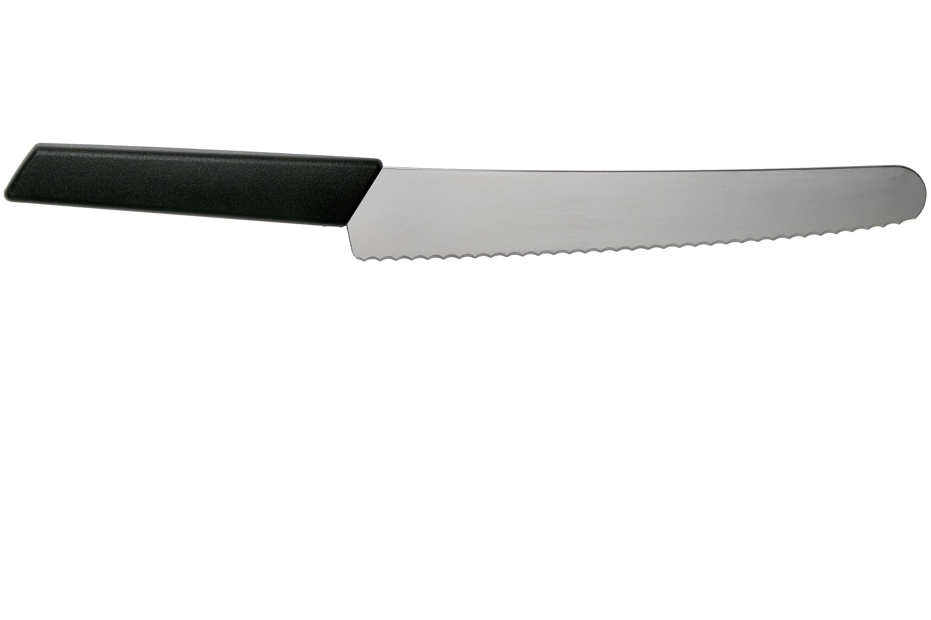 Victorinox Swiss Modern bread knife 22 cm, black | Advantageously ...